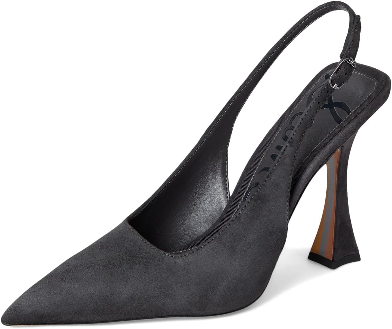 Sam Edelman Women's Odette Slingback Pump Graphite Gray 9.5M - Walmart.com