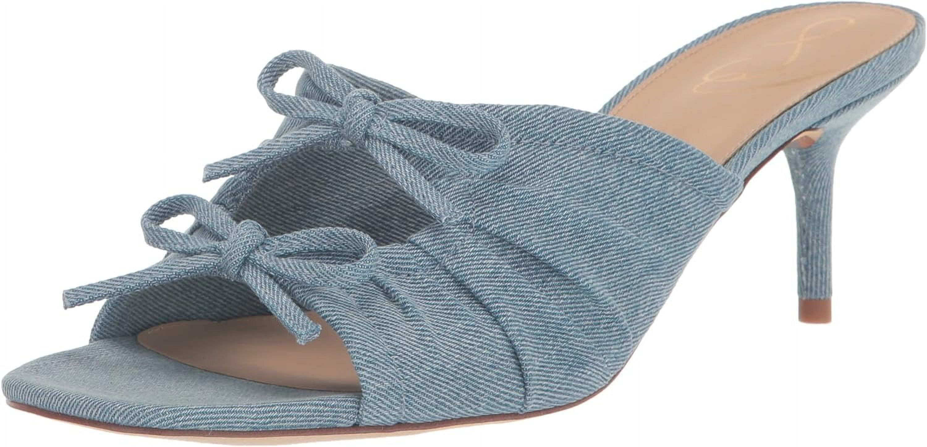 Sam Edelman Women's Pia Heeled Sandals Montrose Blue 6.5M - Walmart.com