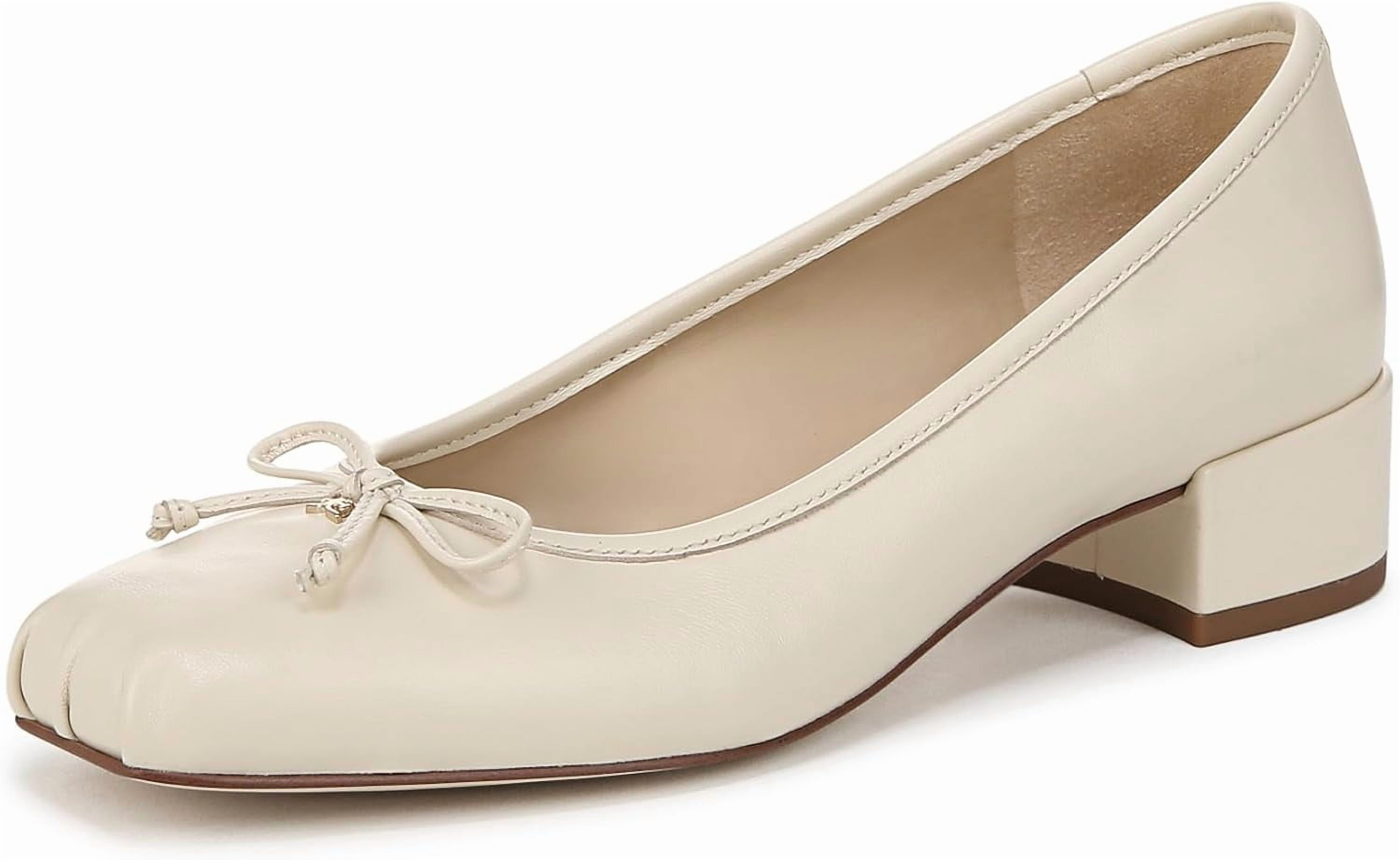 Sam Edelman Women's Rosa Block Heel Slip On Pump Modern Ivory 7M ...