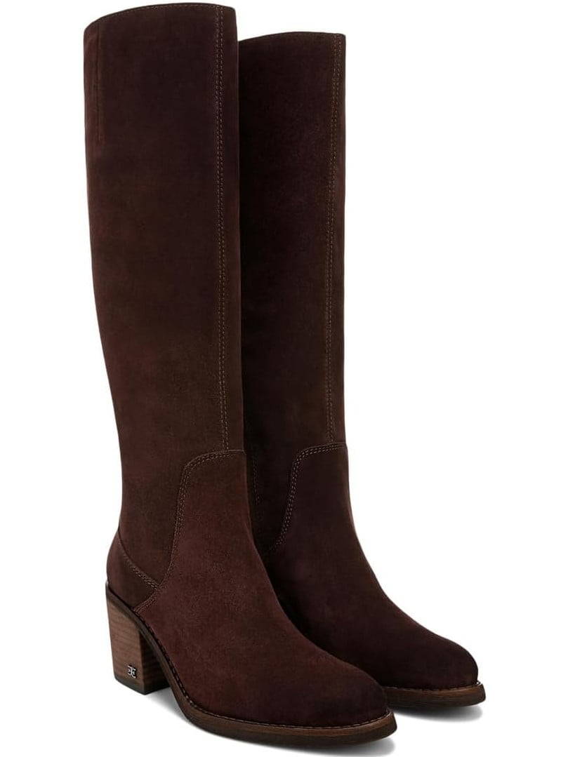 Sam Edelman Women's Soyer Knee High Boot Cafe Noir 11M - Walmart.com