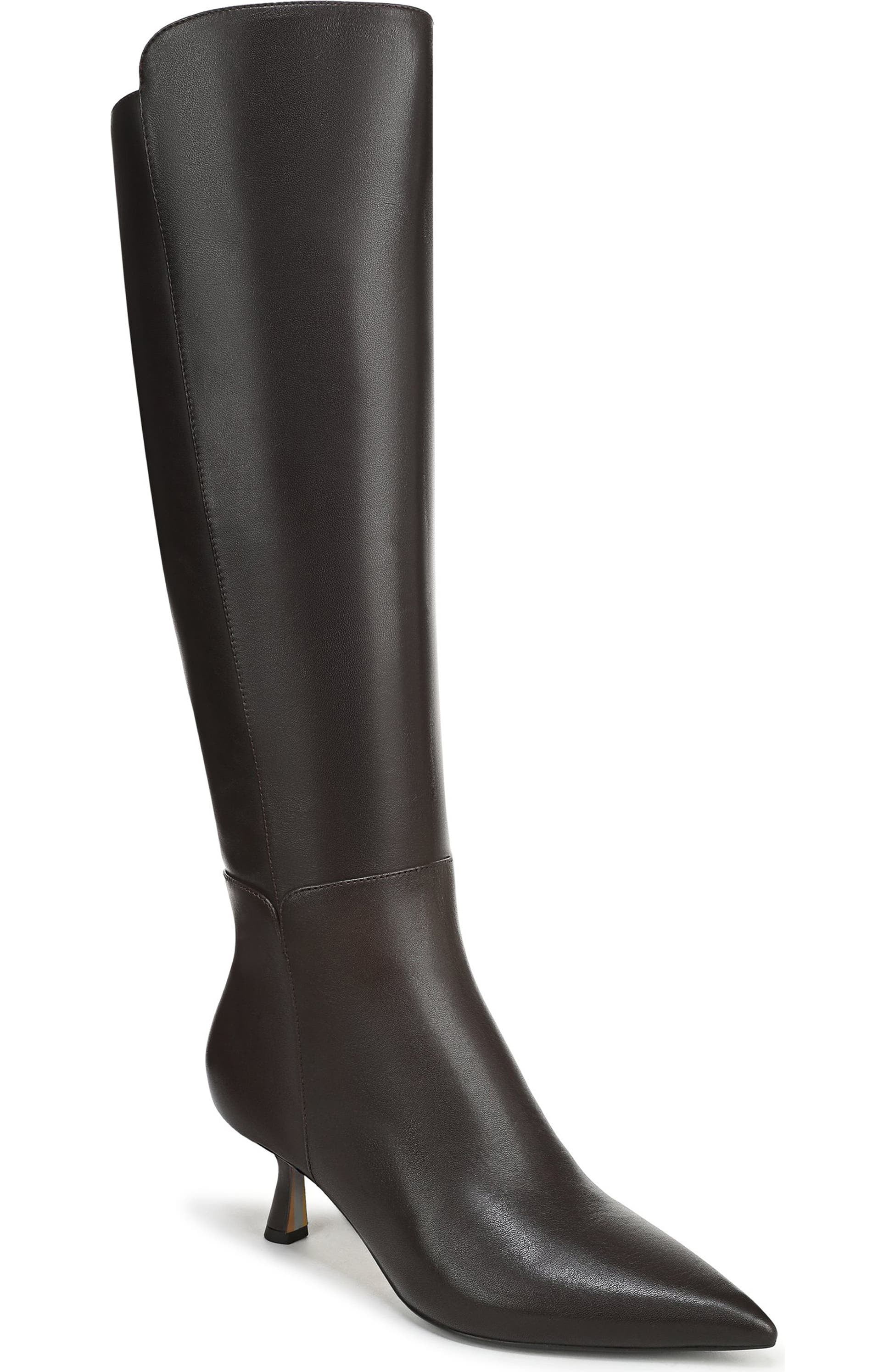 Sam Edelman Women's Taylin Pointed Toe Knee High Boot Chocolate Brown ...