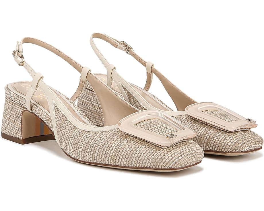 Sam Edelman Women's Tracie Slingback Heel Light Natural 6M - Walmart.com