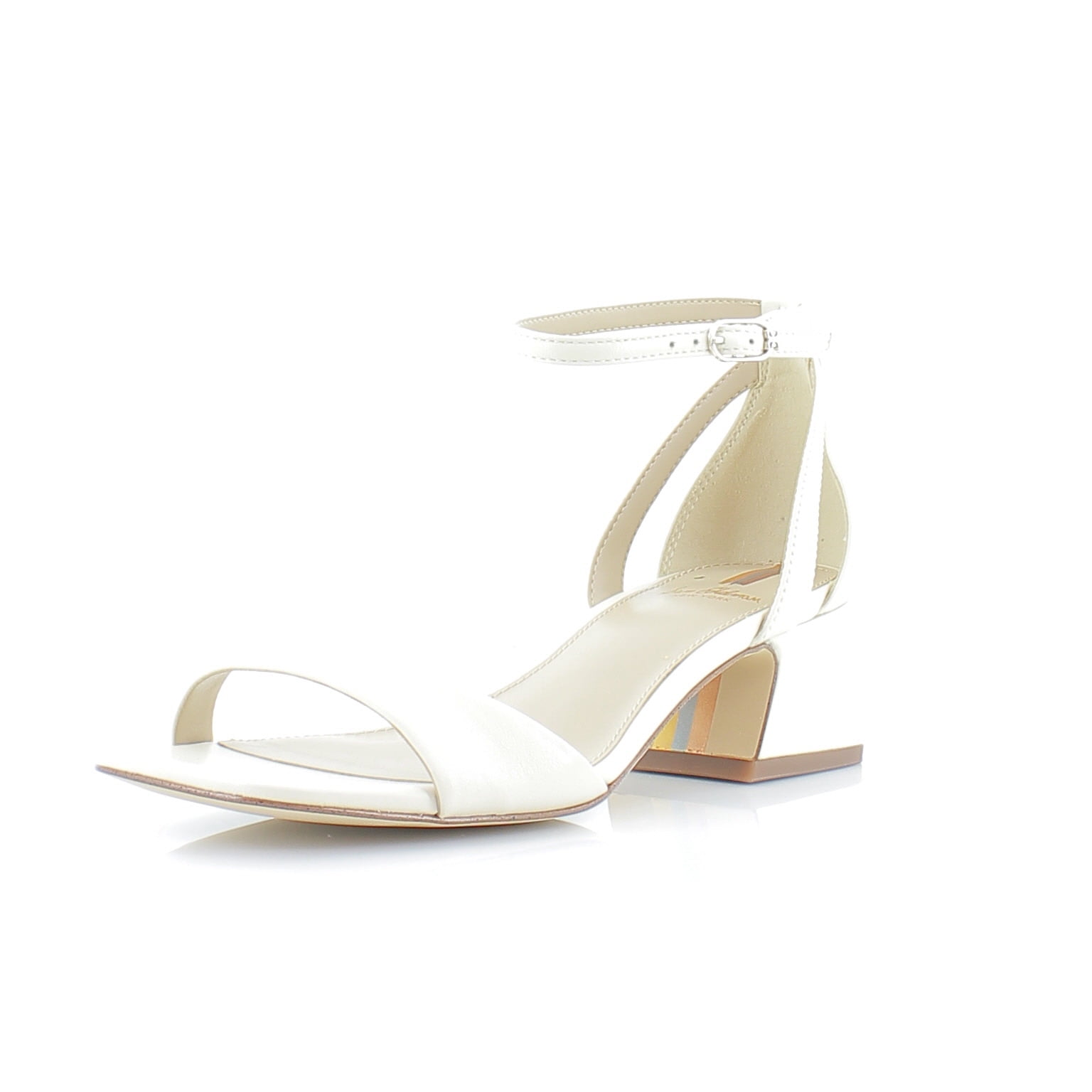 Sam Edelman Women's Ivory Wilson Chunky Heel Sandals, Open Toe, Size 6M ...