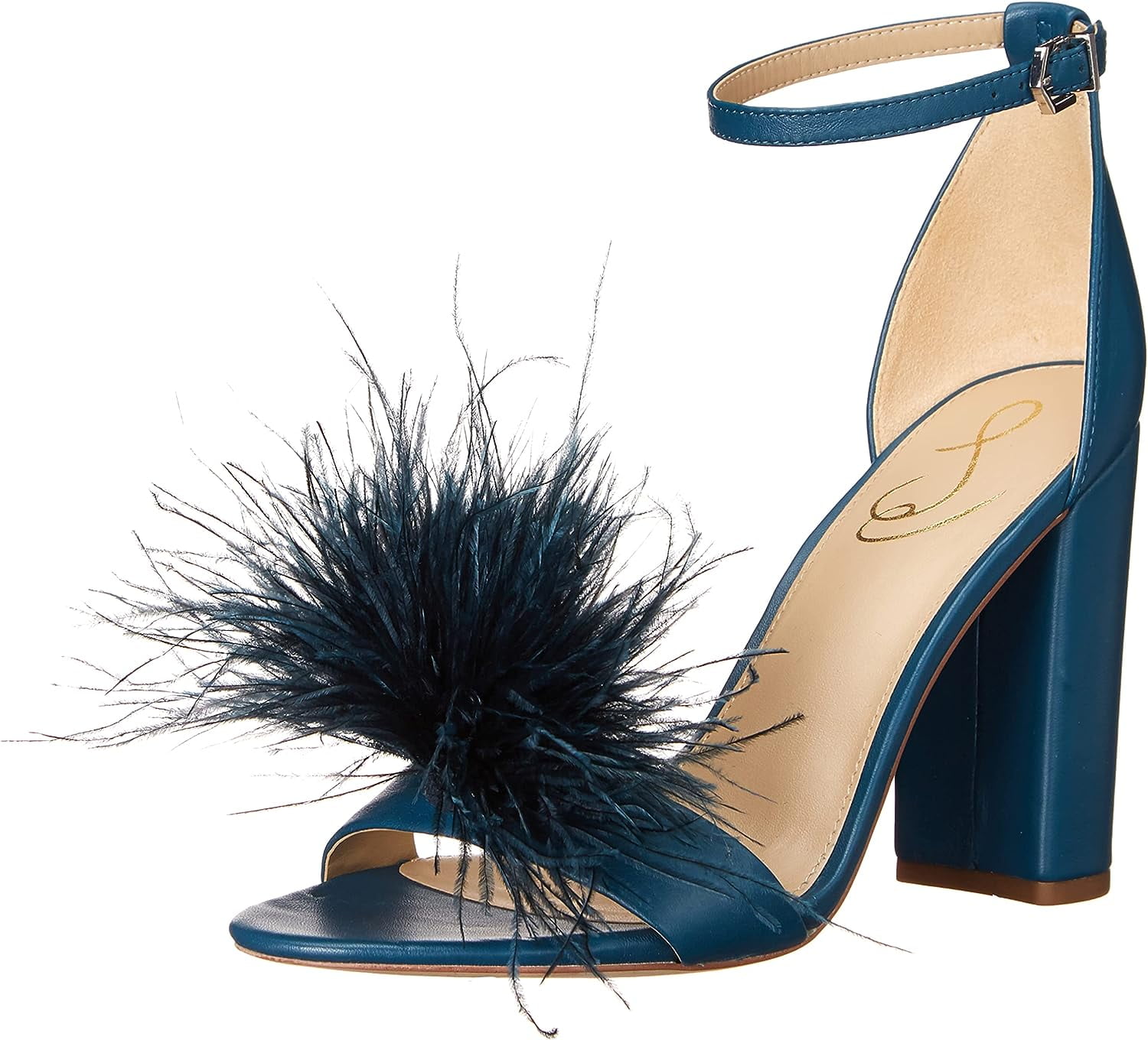 Sam Edelman Women's Yaro Feather Heel Wild Indigo 8.5M - Walmart.com