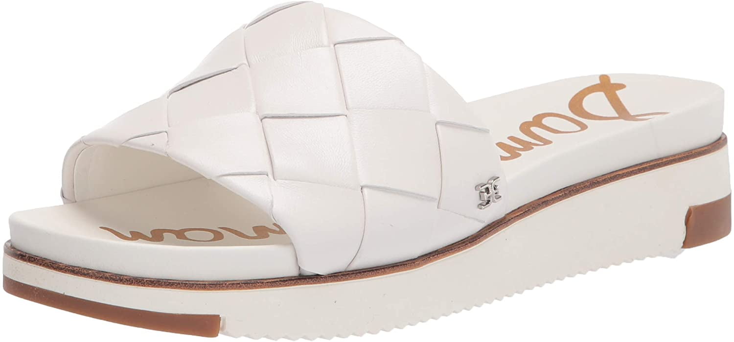 Sam Edelman Womens Adaley Sandal 9.5 Bright White - Walmart.com