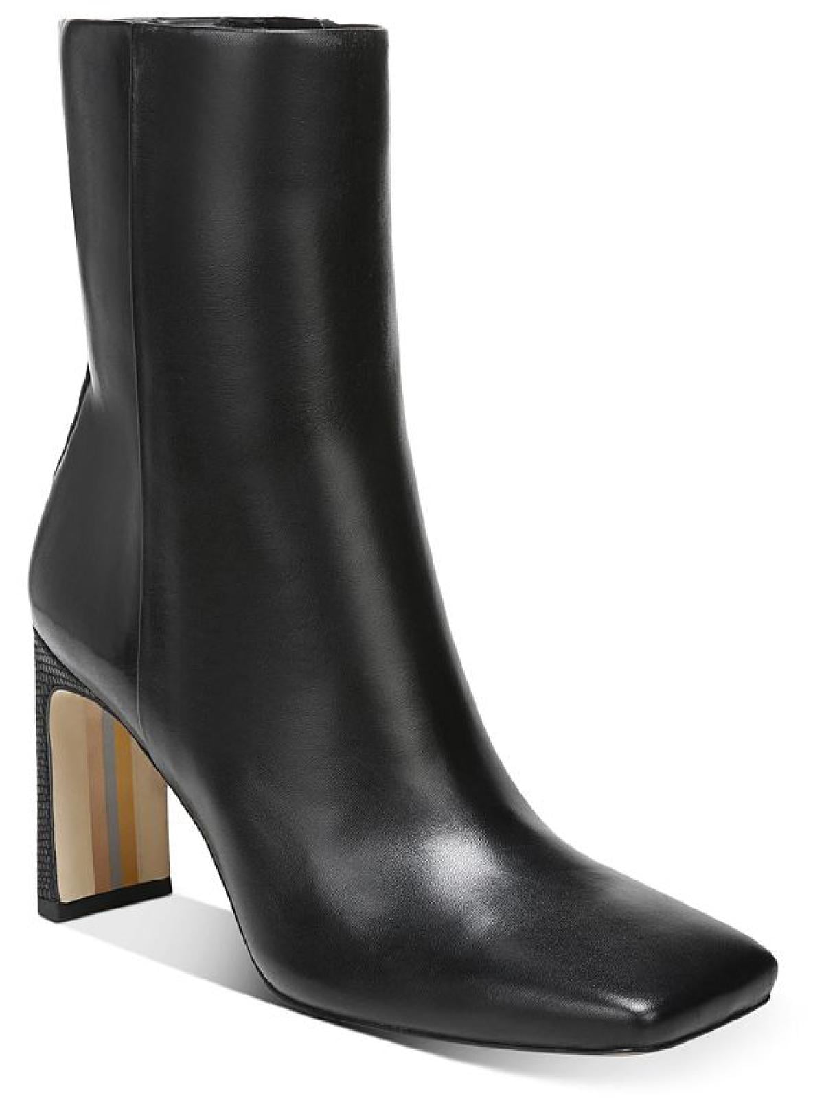 Sam Edelman Womens Anika Leather Square Toe Mid-Calf Boots - Walmart.com