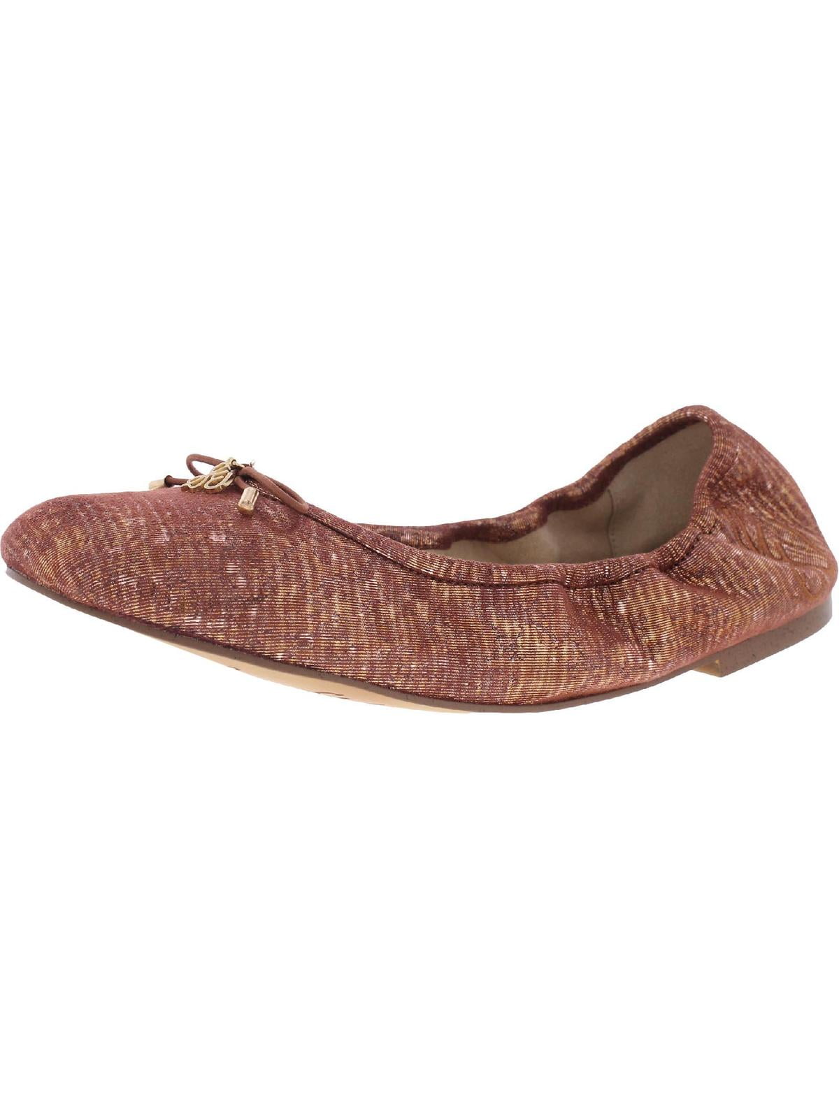 Sam Edelman Womens Felicia Dressy Leather Ballet Flats - Walmart.com