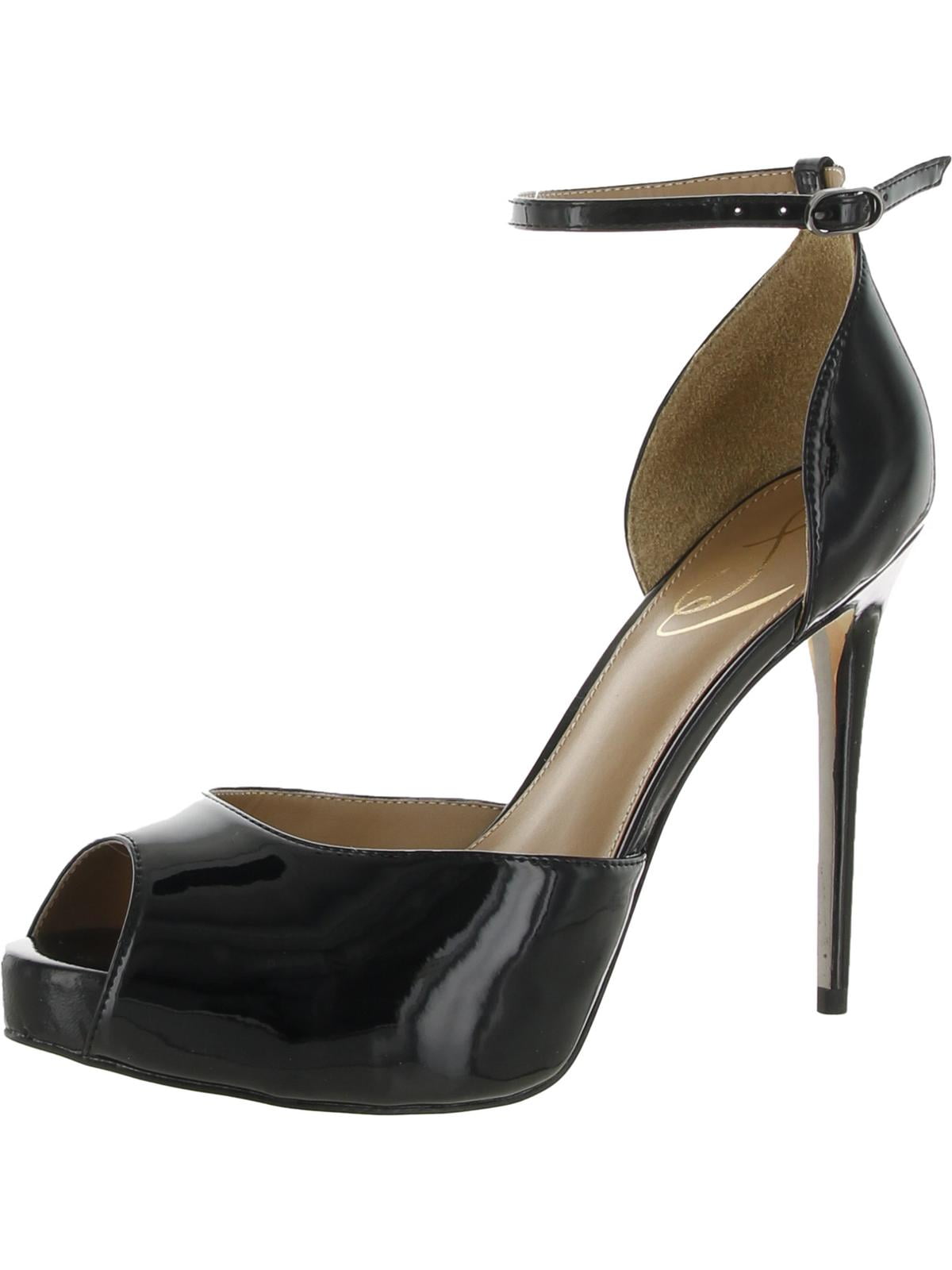Sam Edelman Womens Florencia Patent Ankle Strap Heels - Walmart.com