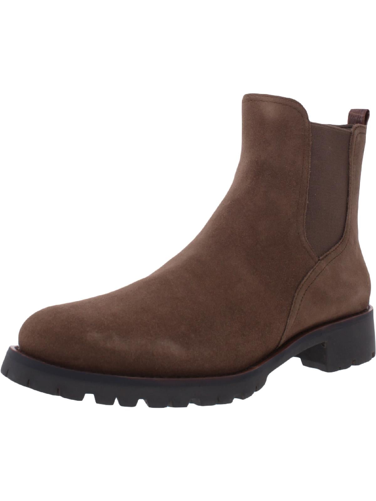Sam Edelman Womens Jaclyn Leather Lug Sole Ankle Boots Brown 9 Medium ...