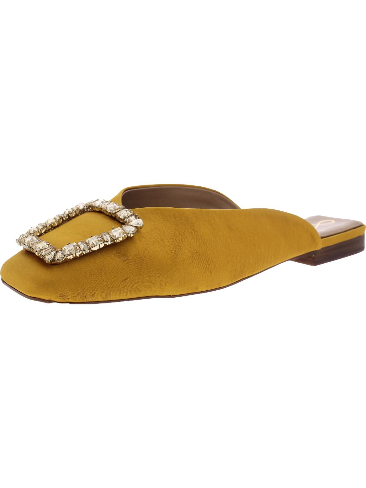 Sam Edelman Womens Lavina Satin Embellished Mules - Walmart.com