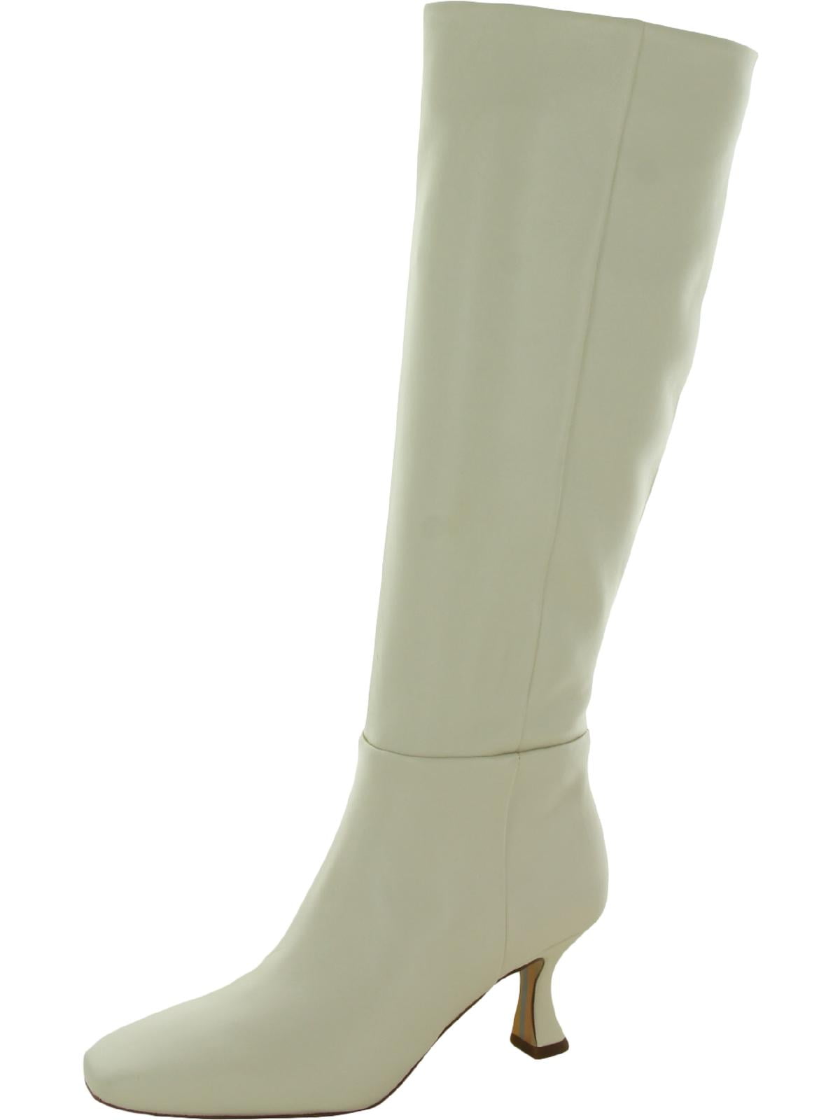 Sam Edelman Womens Leigh Leather Square Toe Knee-High Boots - Walmart.com