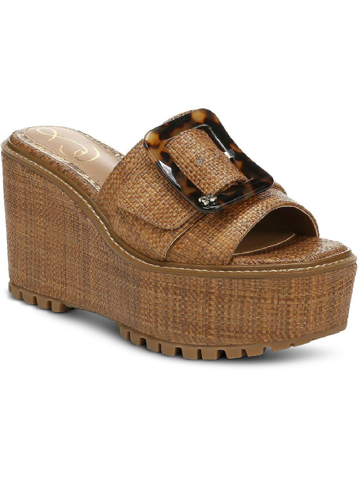 Sam Edelman Womens Livi Woven Flatform Platform Sandals - Walmart.com