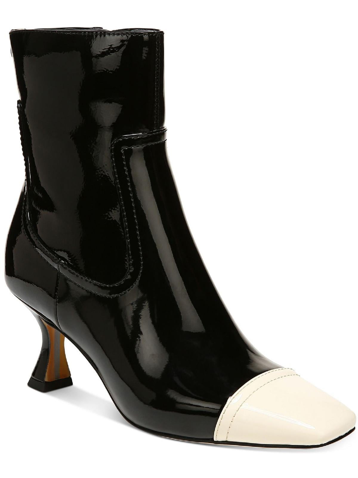 Sam Edelman Womens Livia Patent Square Toe Ankle Boots - Walmart.com