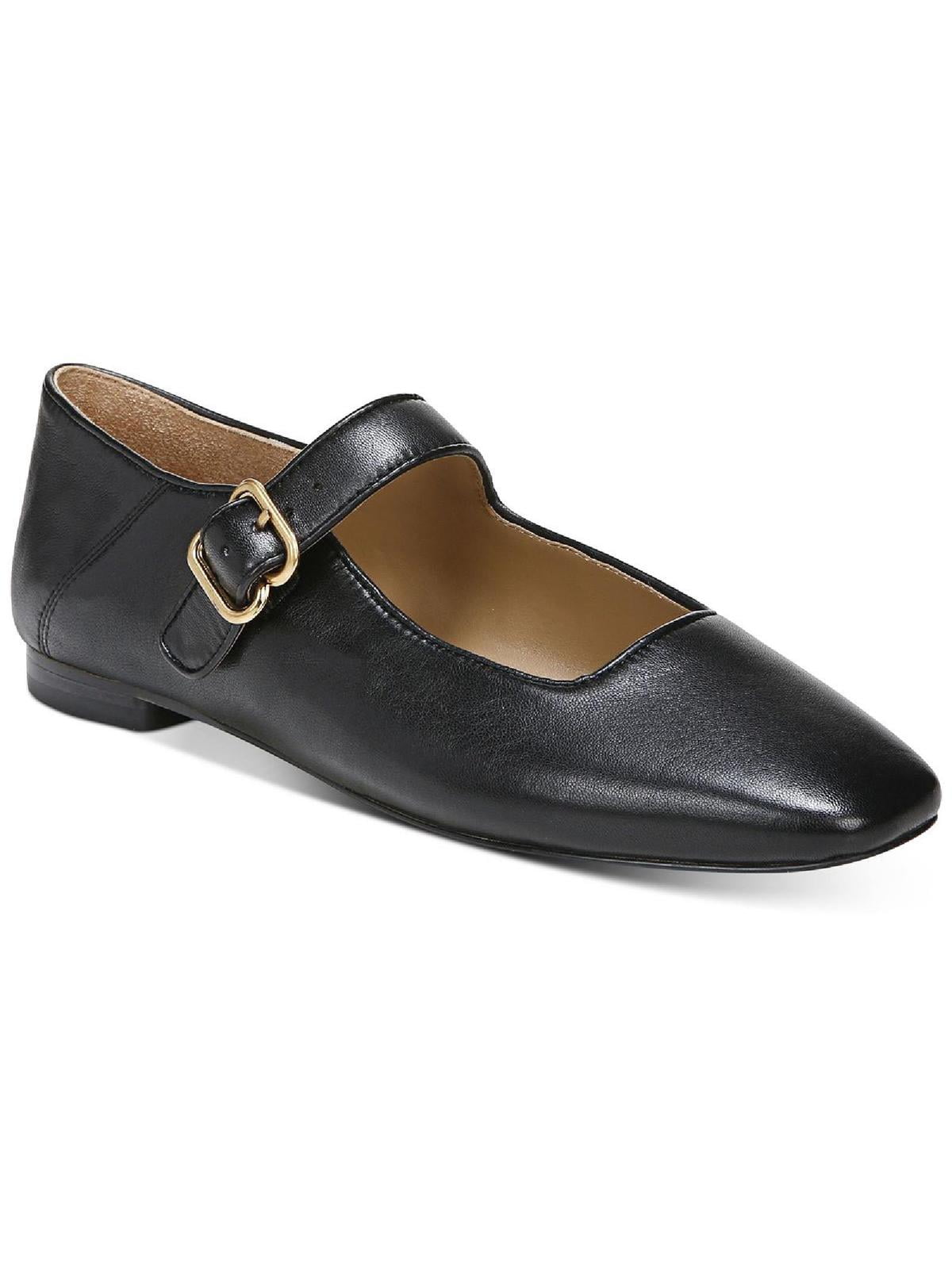 Sam Edelman Women's Michaela Mary Jane Flats Black Leather 11M ...
