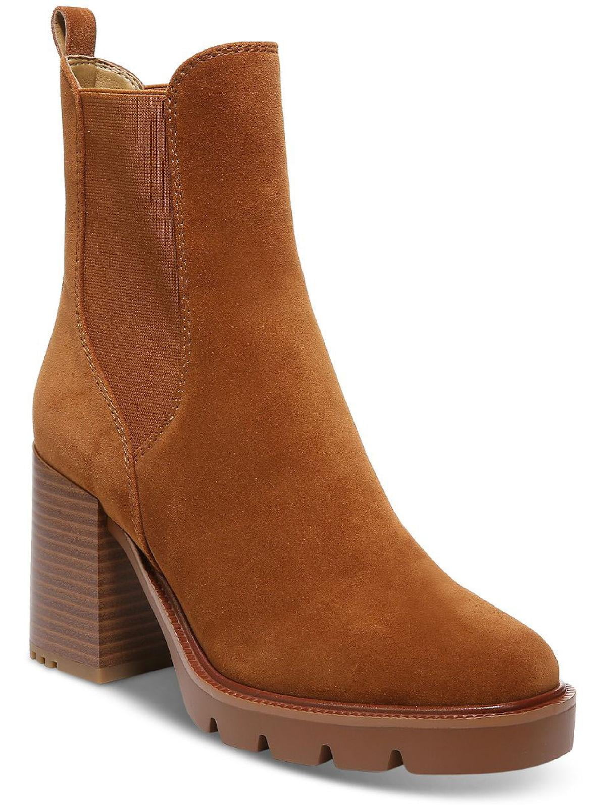 Sam Edelman Womens Rollins Suede Ankle Chelsea Boots - Walmart.com