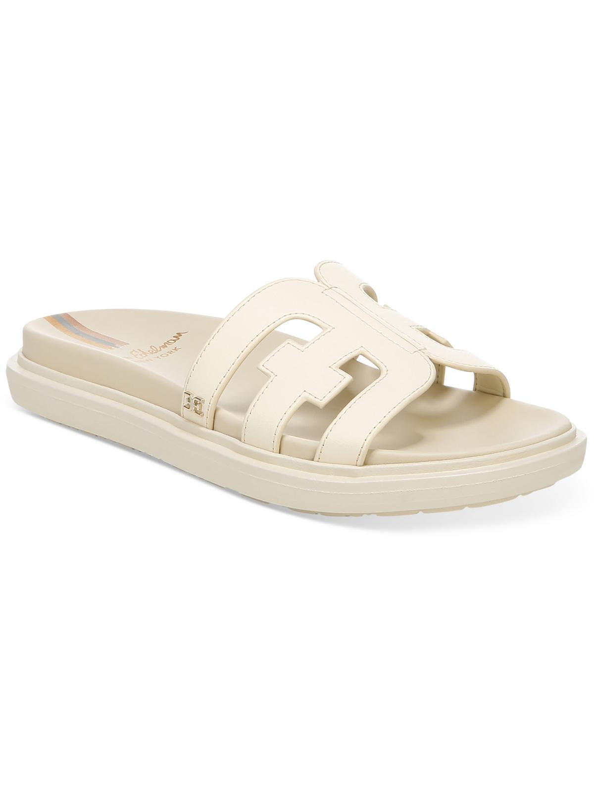 Sam Edelman Womens Valeri Leather Slip On Slide Sandals - Walmart.com