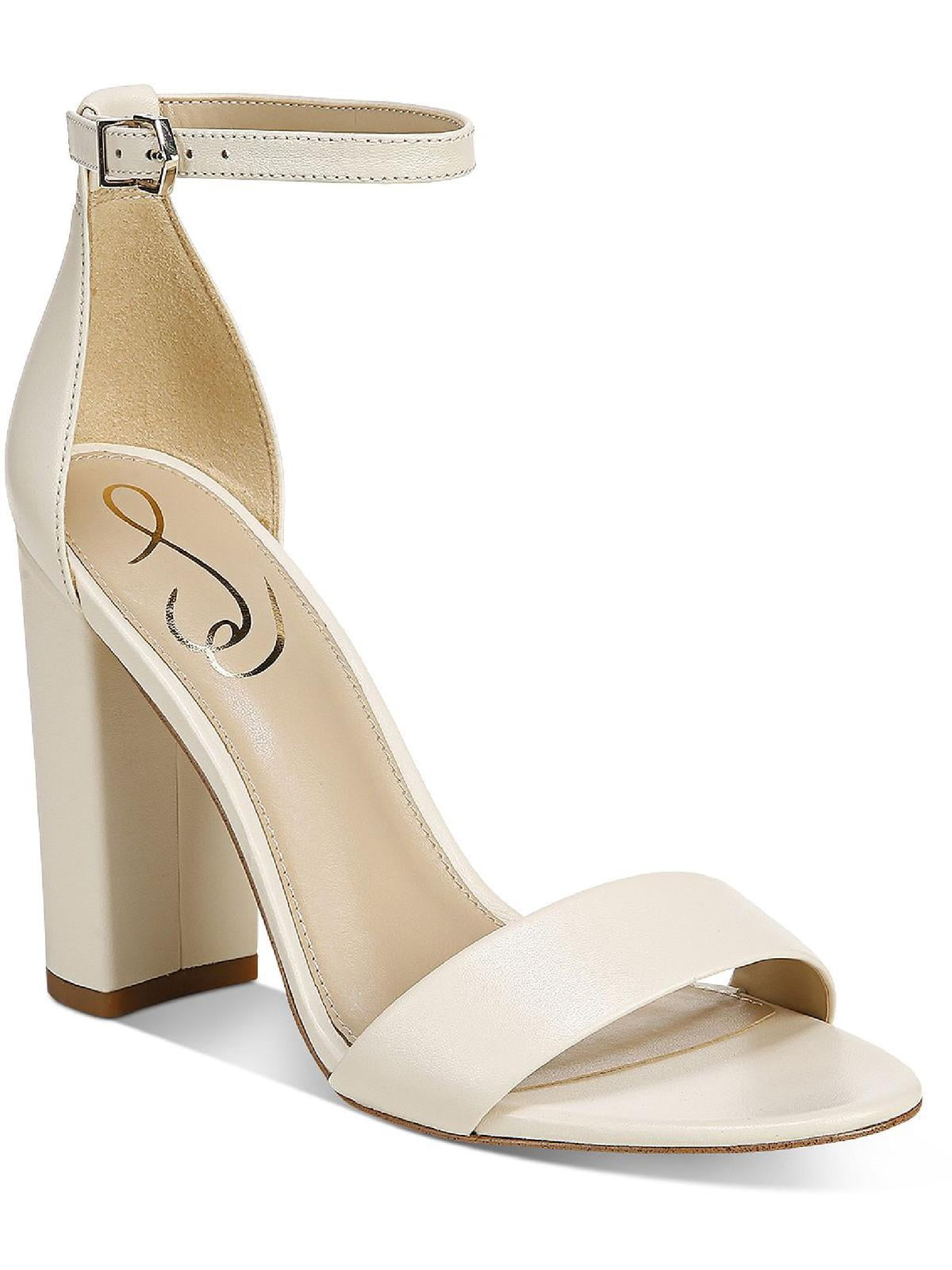 Sam Edelman, Womens Yaro Evening Sandals, Leather Block Heel, Ankle ...