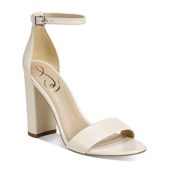 Sam Edelman, Womens Yaro Evening Sandals, Leather Block Heel, Ankle ...