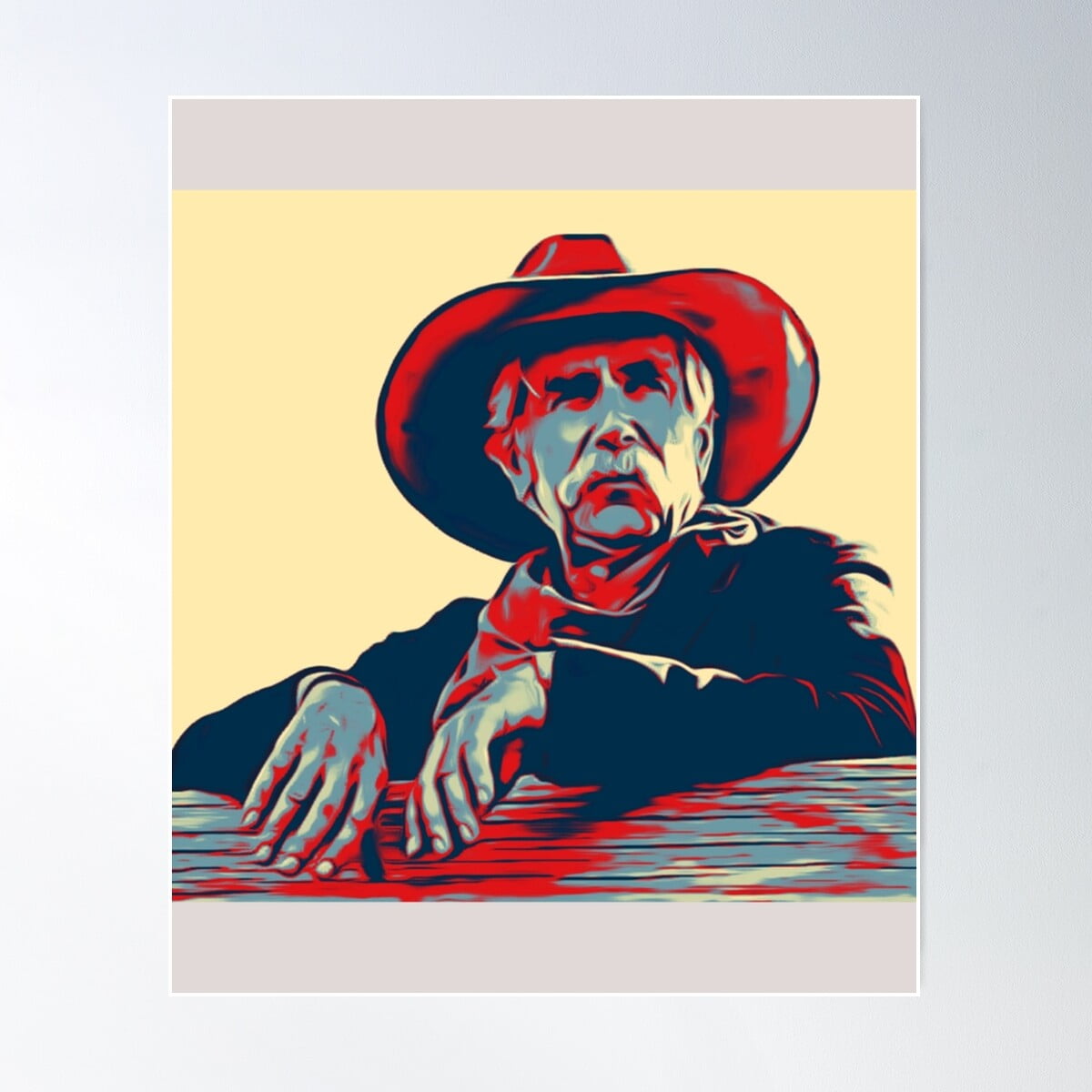 Sam Elliot As Shea Brennan 1883 Yellowstone Poster Wall Art, Modern ...