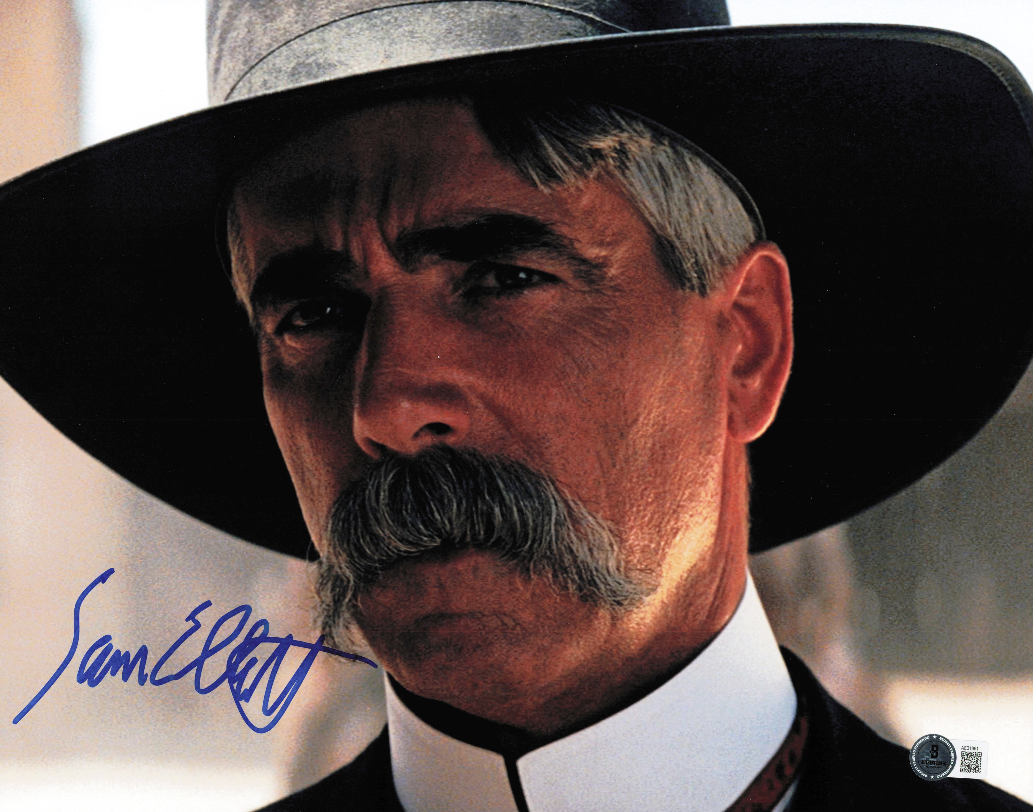 Sam Elliott Autographed 11x14 Photo Tombstone Beckett BAS QR #AE31861 ...
