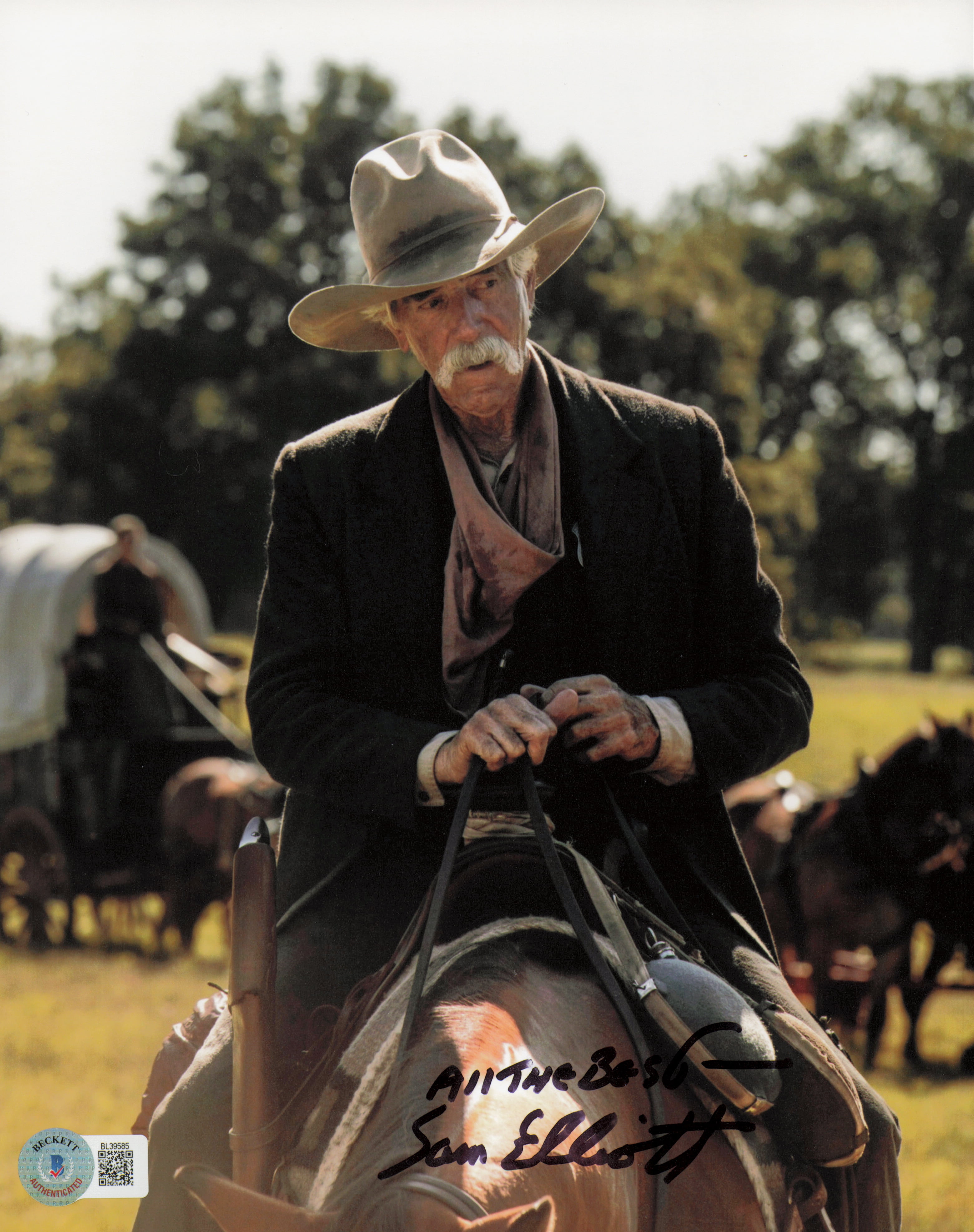 Sam Elliott Autographed 8x10 Photo Tombstone "All The Best" Beckett BAS ...