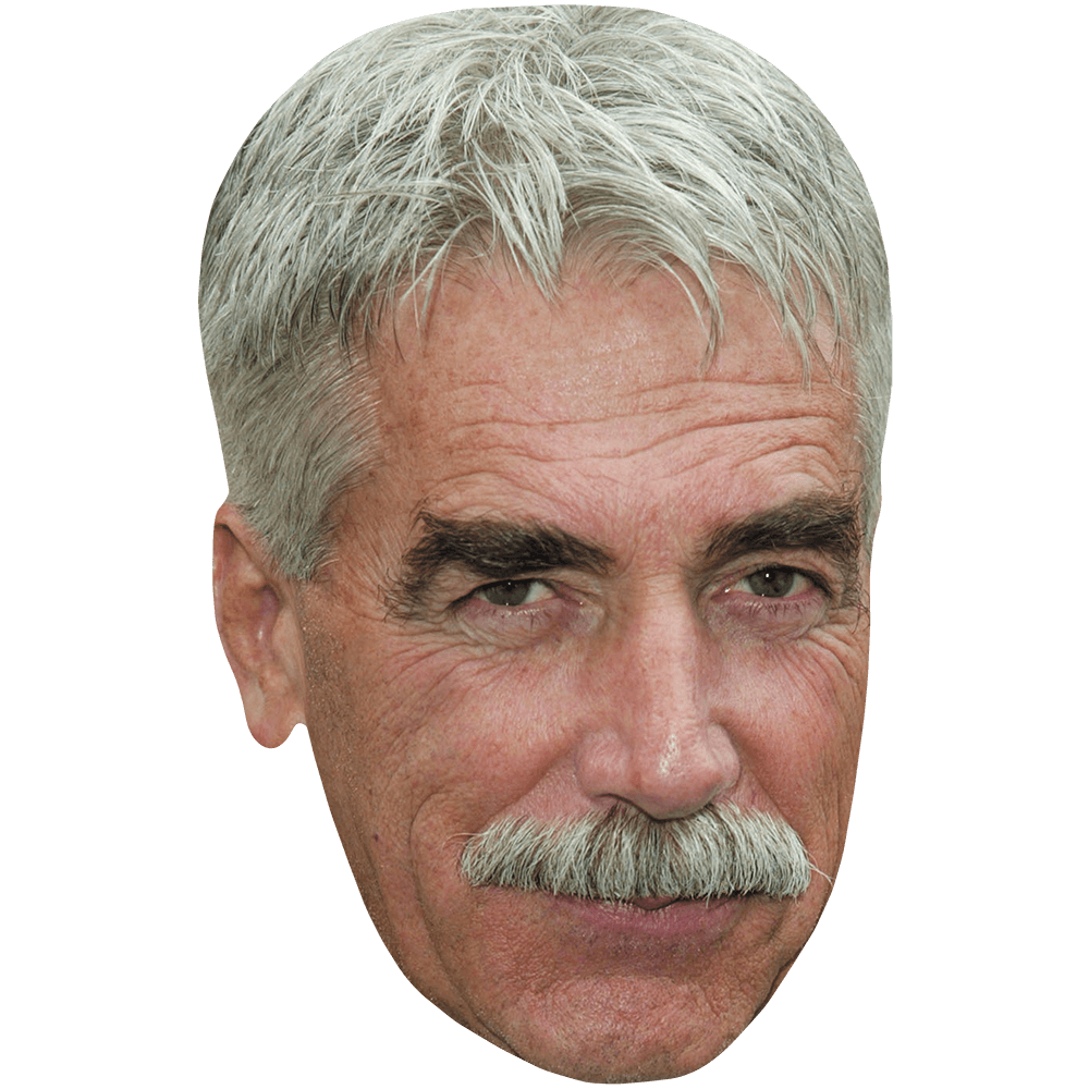 Sam Elliott (Moustache) Flat Cardboard Face - Walmart.com
