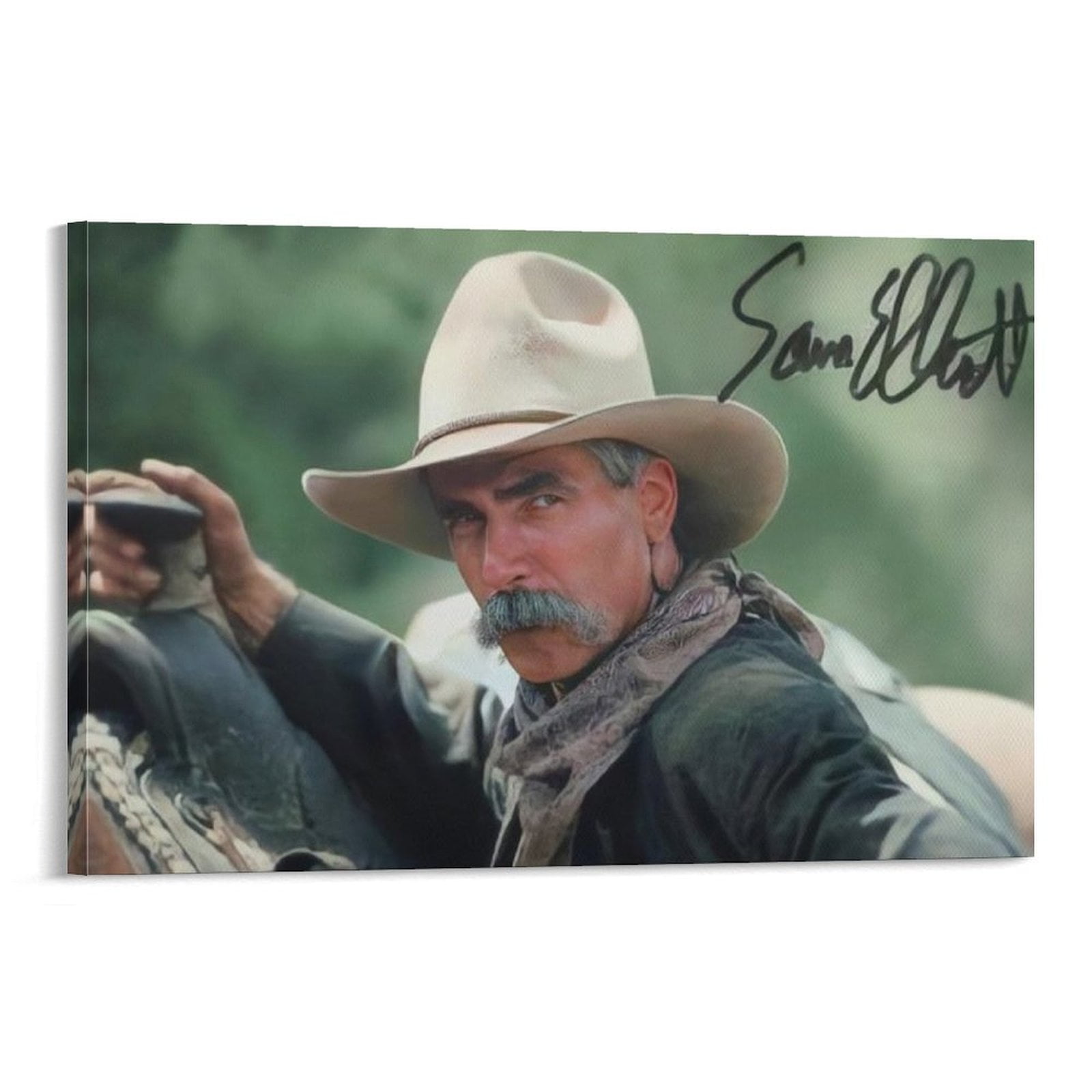 Sam Elliott Signed Poster Posters Wall Art Painting Canvas Gift Living ...