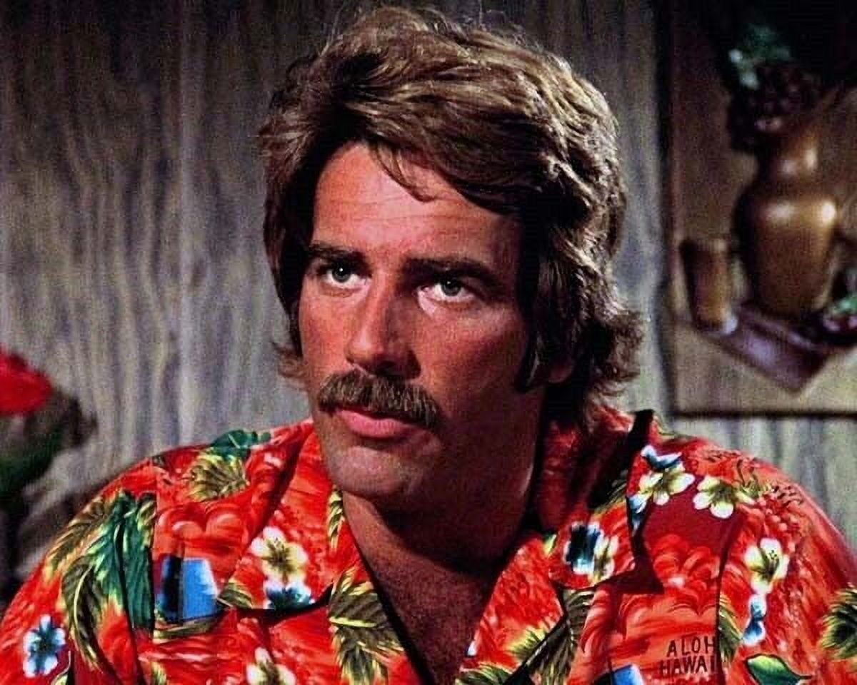 Sam Elliott wearing colorful Hawaiian shirt 1970's era 5x7 inch photo ...