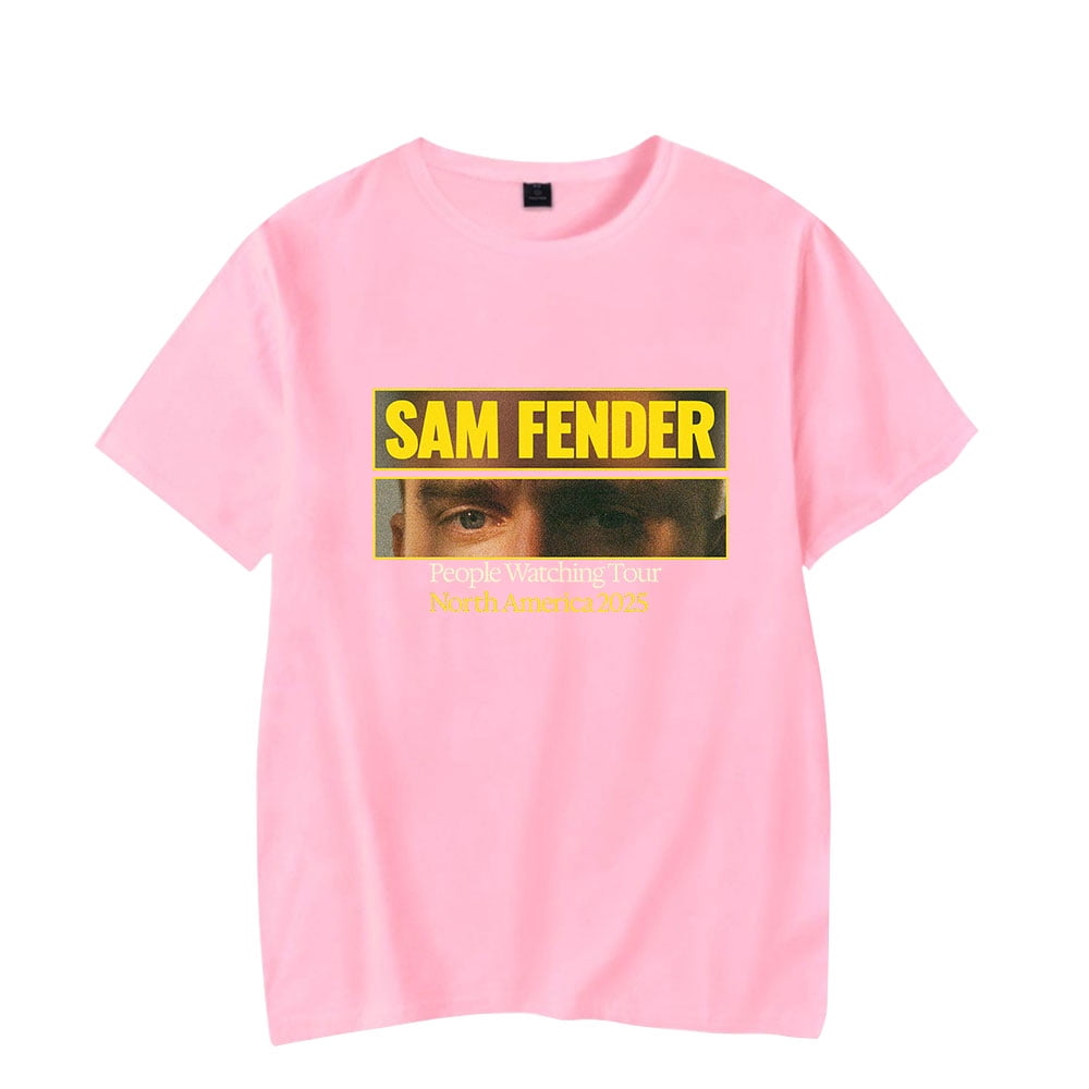 Sam Fender Merch People Watching Tour 2025 T-shirt Women Men Casual ...