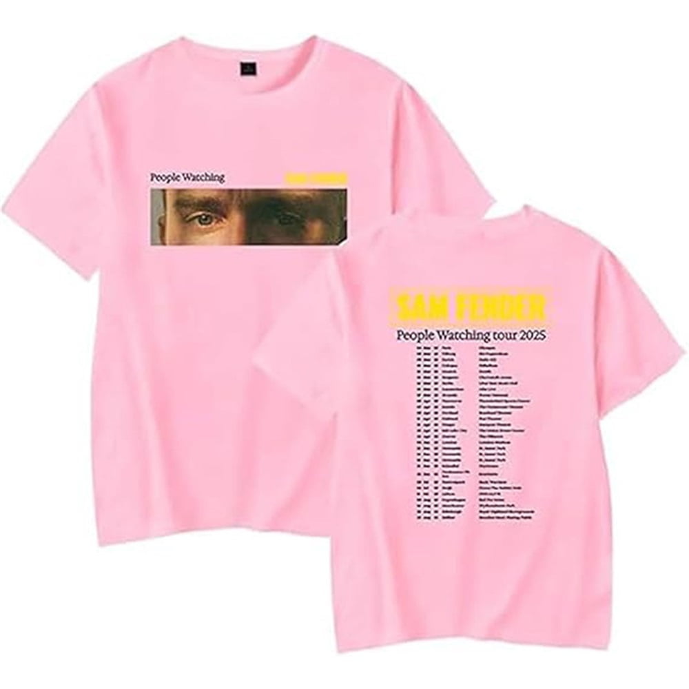 Sam Fender People Watching Tour T-shirt Summer Clothing Unisex Street ...