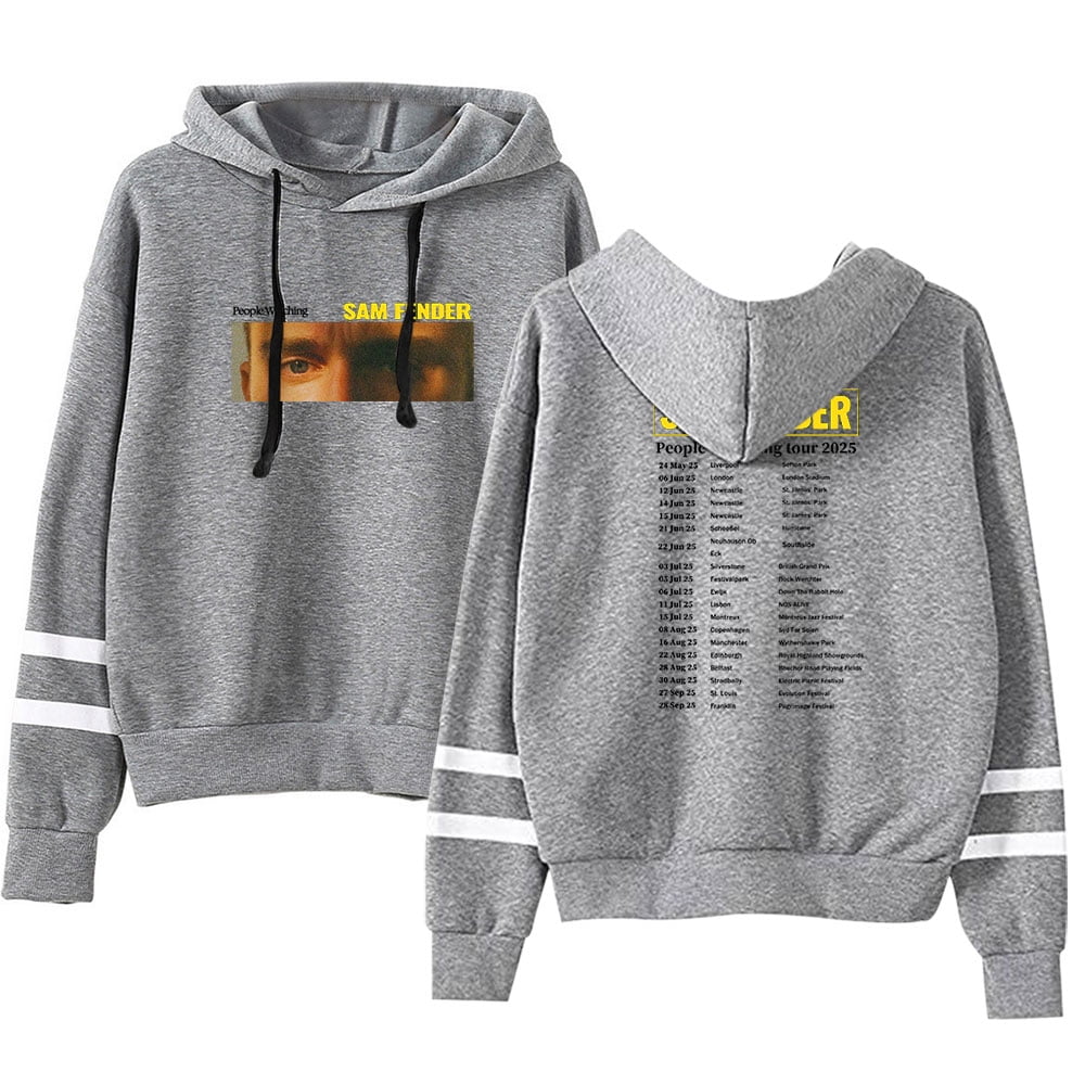 Sam Fender People Watching tour 2025 Merch Men/Women Hooded Sweet ...