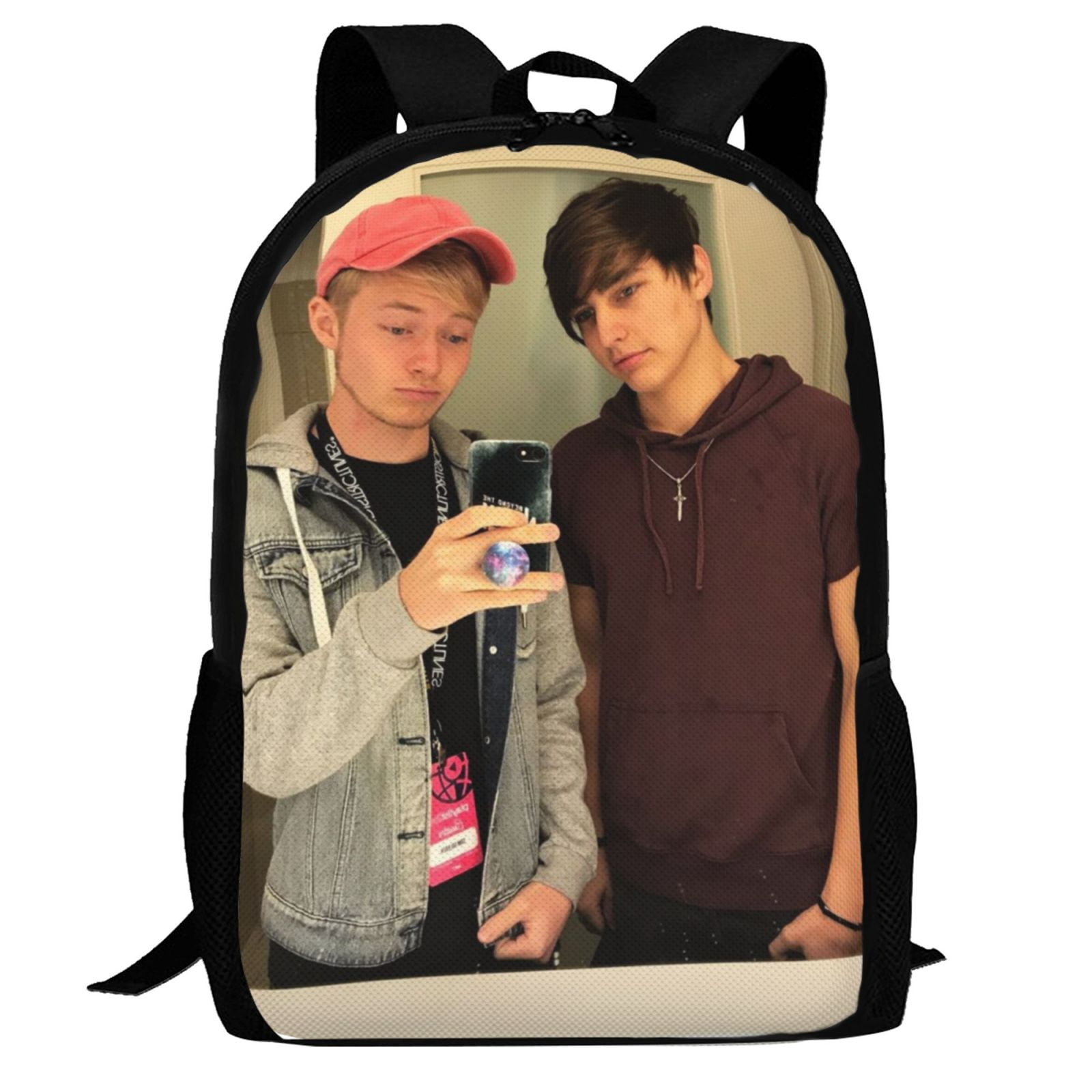 Sam Golbach and Colby Brock Backpacks, full-length, unisex, simple and ...