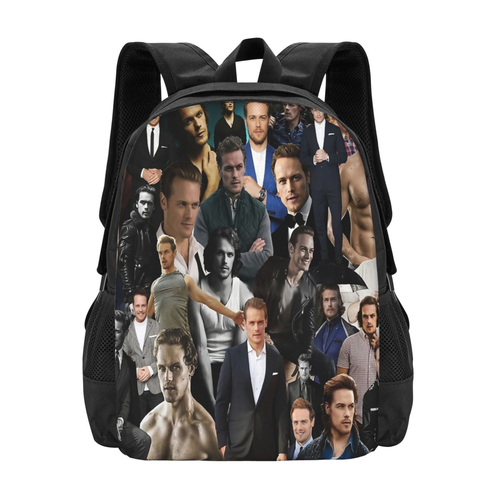 Sam Heughan Backpack Fashion Travel Backpack Laptop Backpack 16 Inch ...