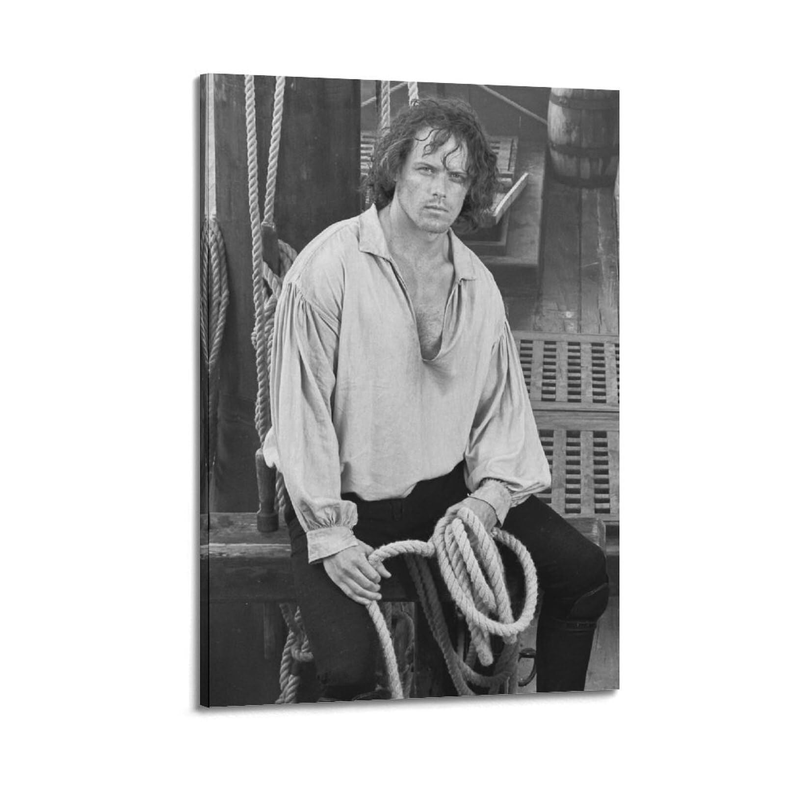 Sam Heughan Outlander Poster Posters Aesthetic Canvas Posters Room ...