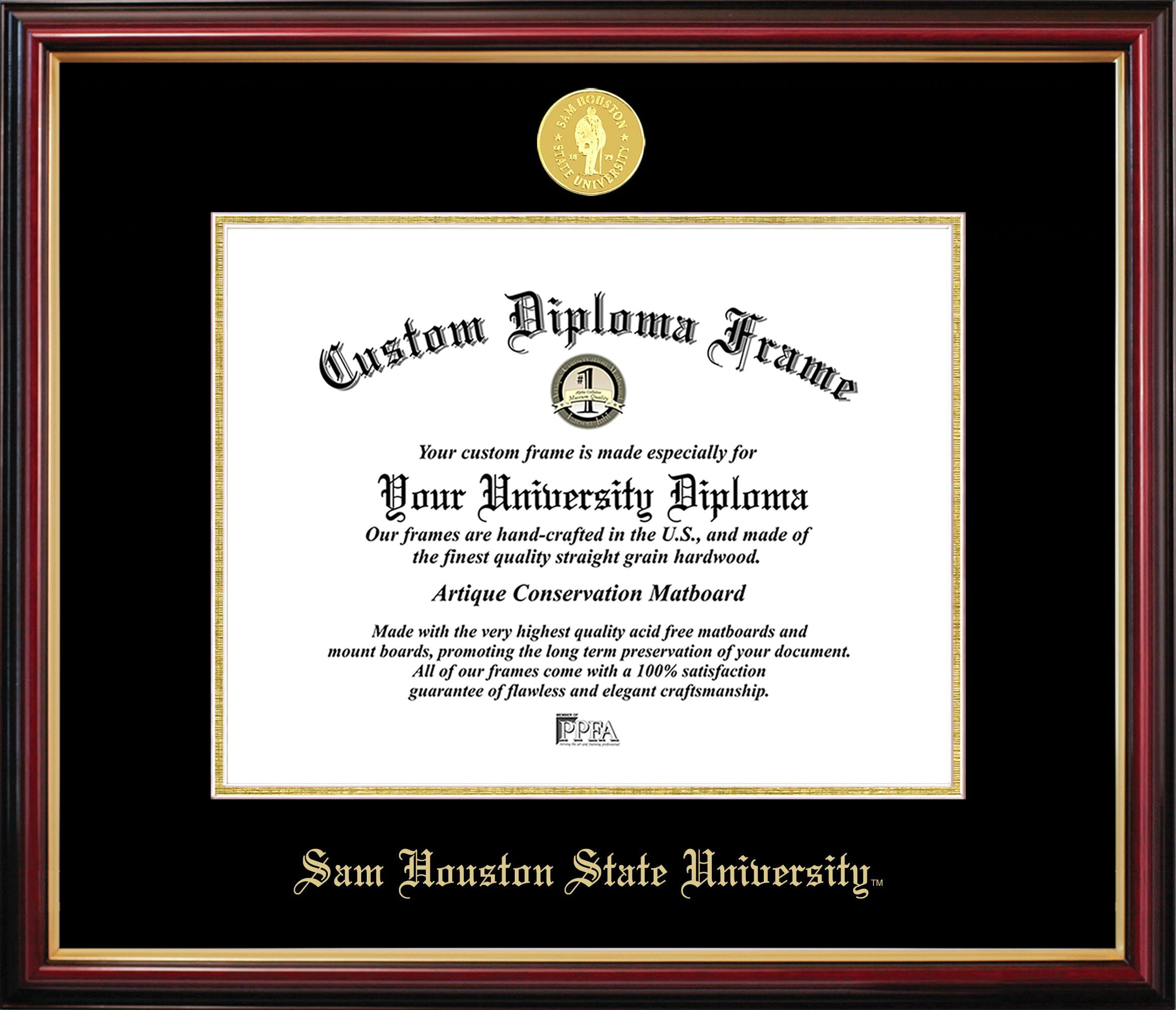 Sam Houston Petite Diploma Frame - Walmart.com