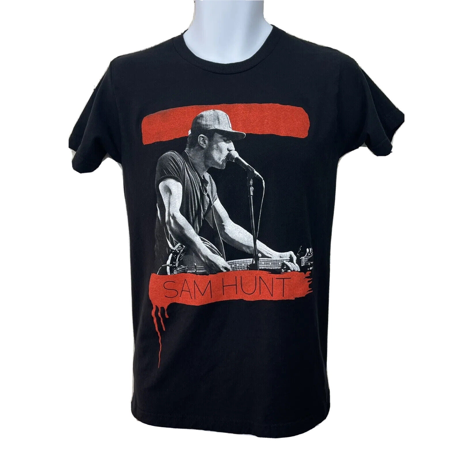 Sam Hunt 2015 Concert Tour T Shirt / Adult (S) Black Tultex 100% Cotton ...