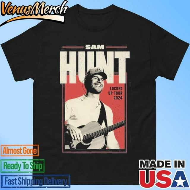 Sam Hunt 2024 Locked Up Tour Shirt - Walmart.com