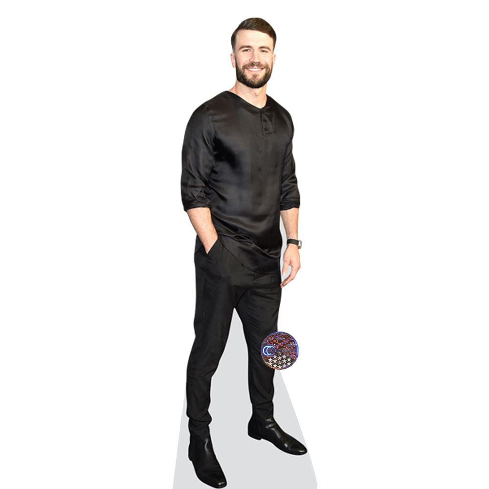 Sam Hunt (Black Outfit) Mini Cardboard Cutout Standee - Walmart.com