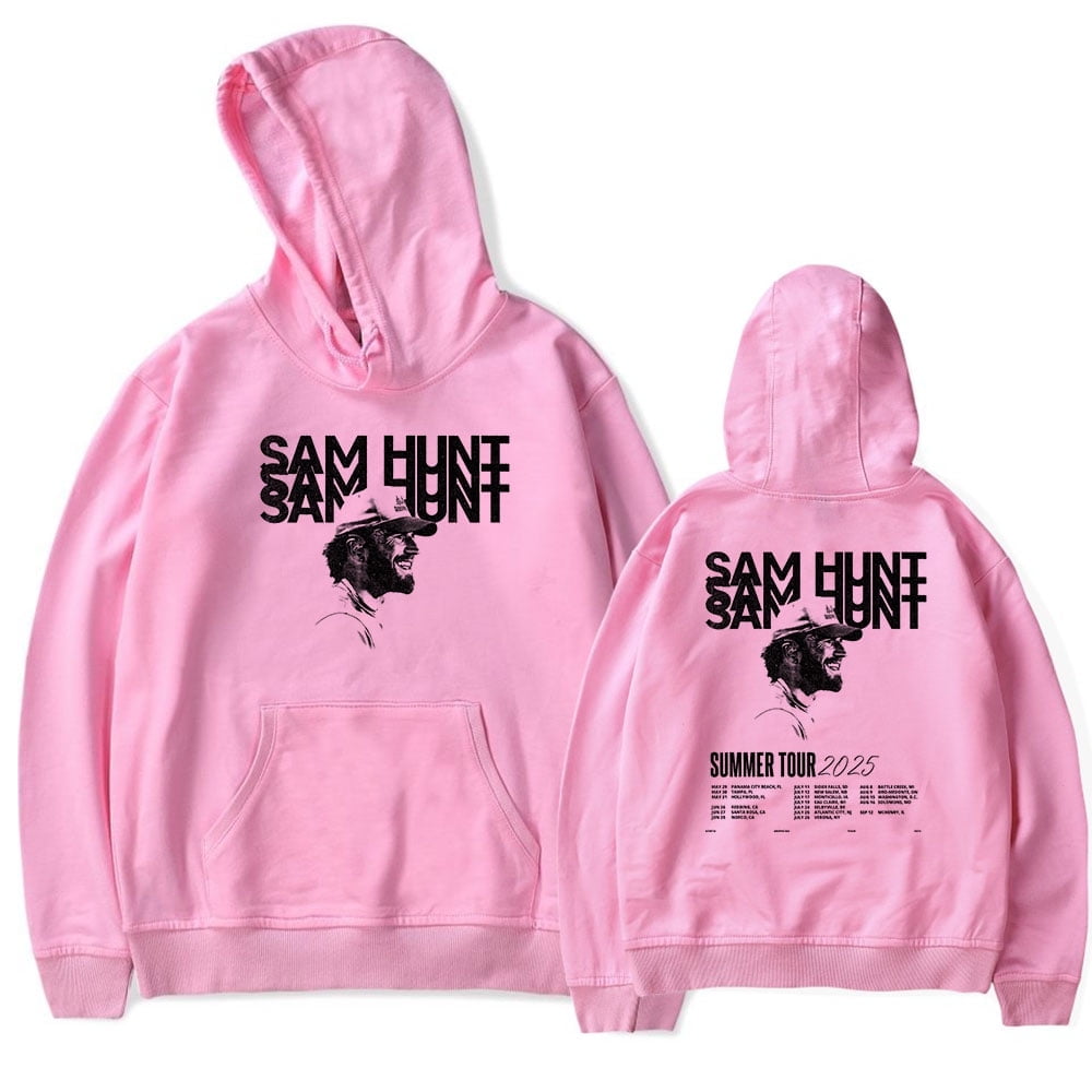 Sam Hunt Tour 2025 Merch Hoodies Classic Print Pullovers Men's And ...