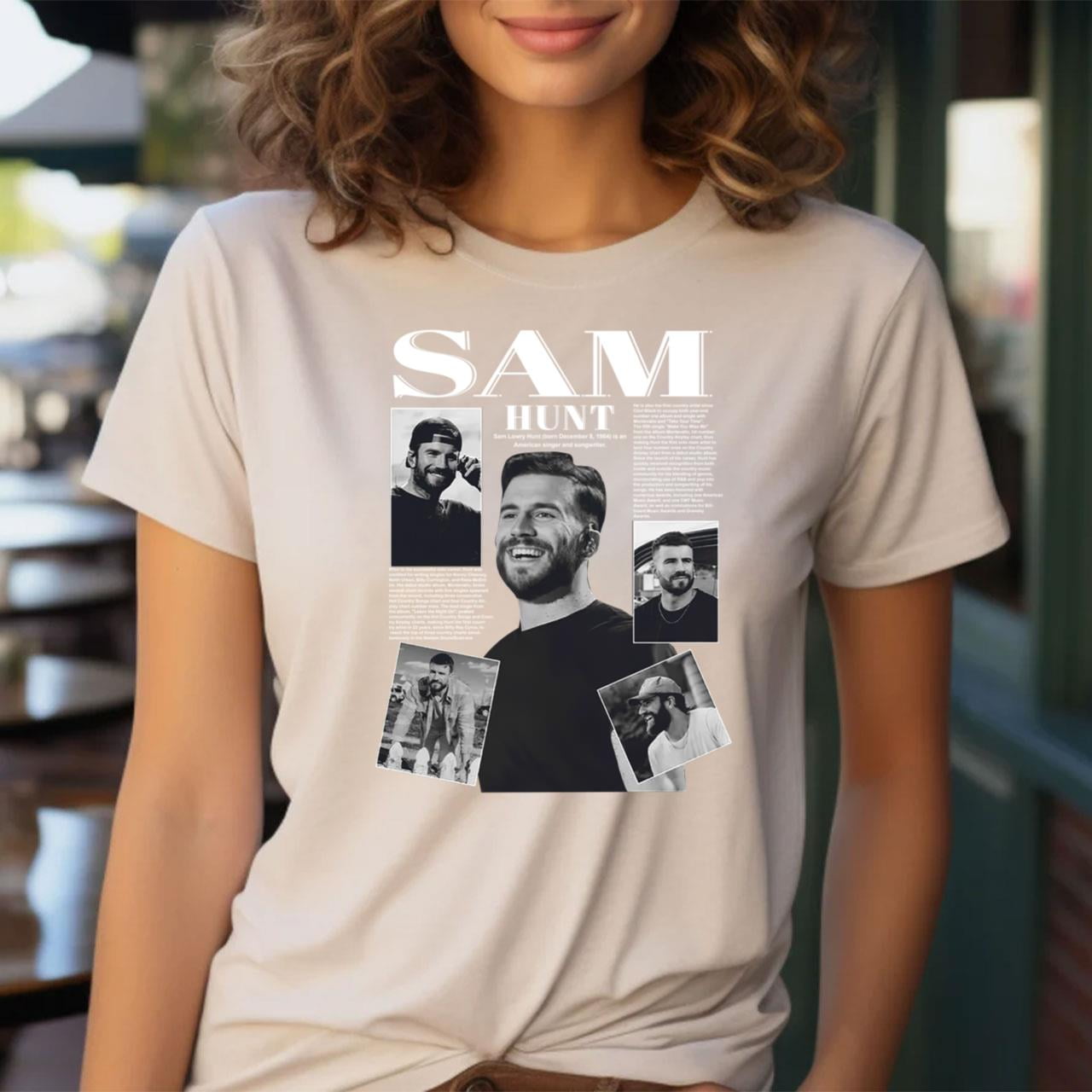 Sam Hunt Vintage Shirt - Walmart.com
