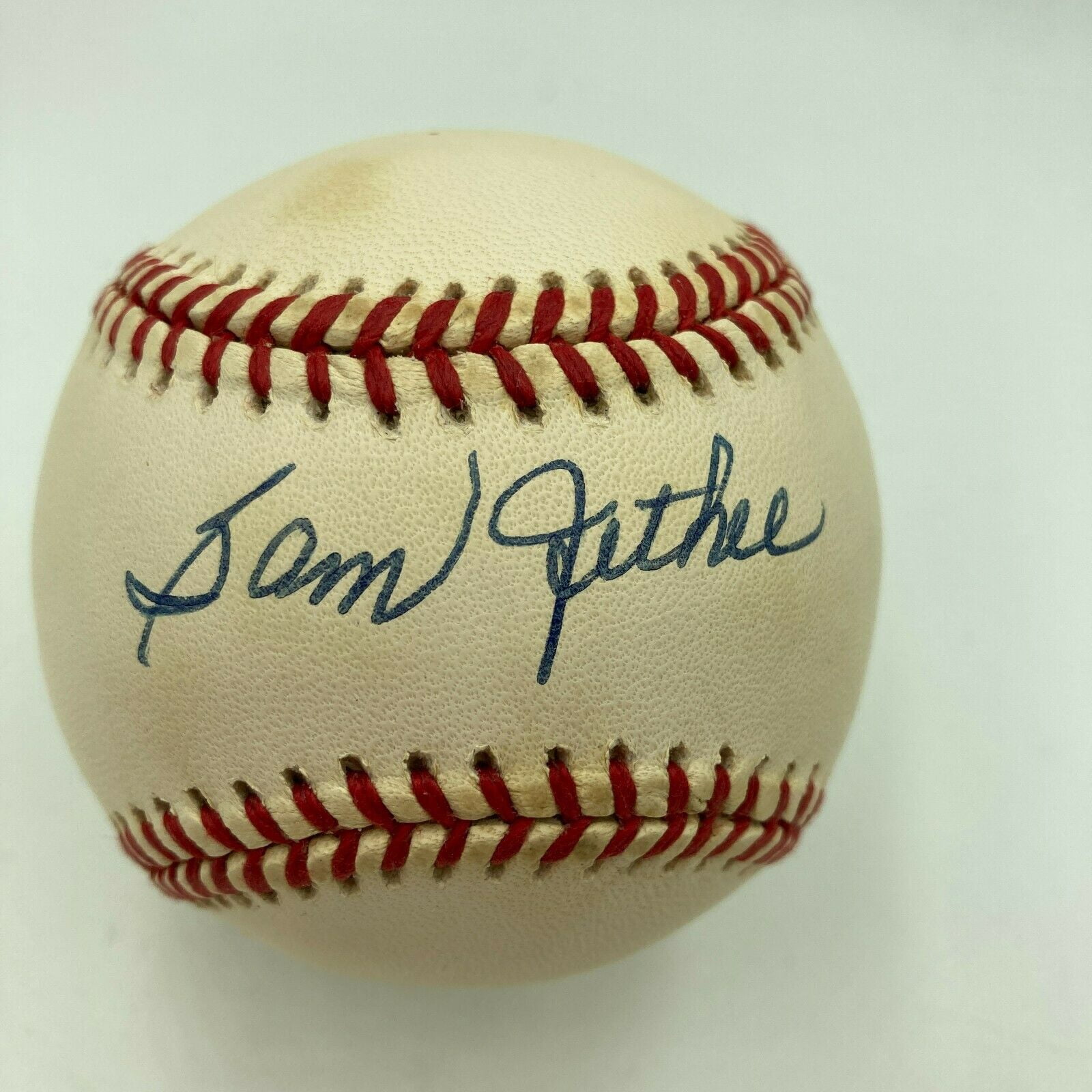 Sam Jethroe Signed Official Major League Baseball Negro League Legend JSA - Walmart.com