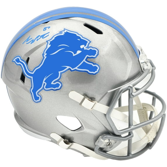 Sam LaPorta Autographed Detroit Lions Silver Full Size Replica Speed ...
