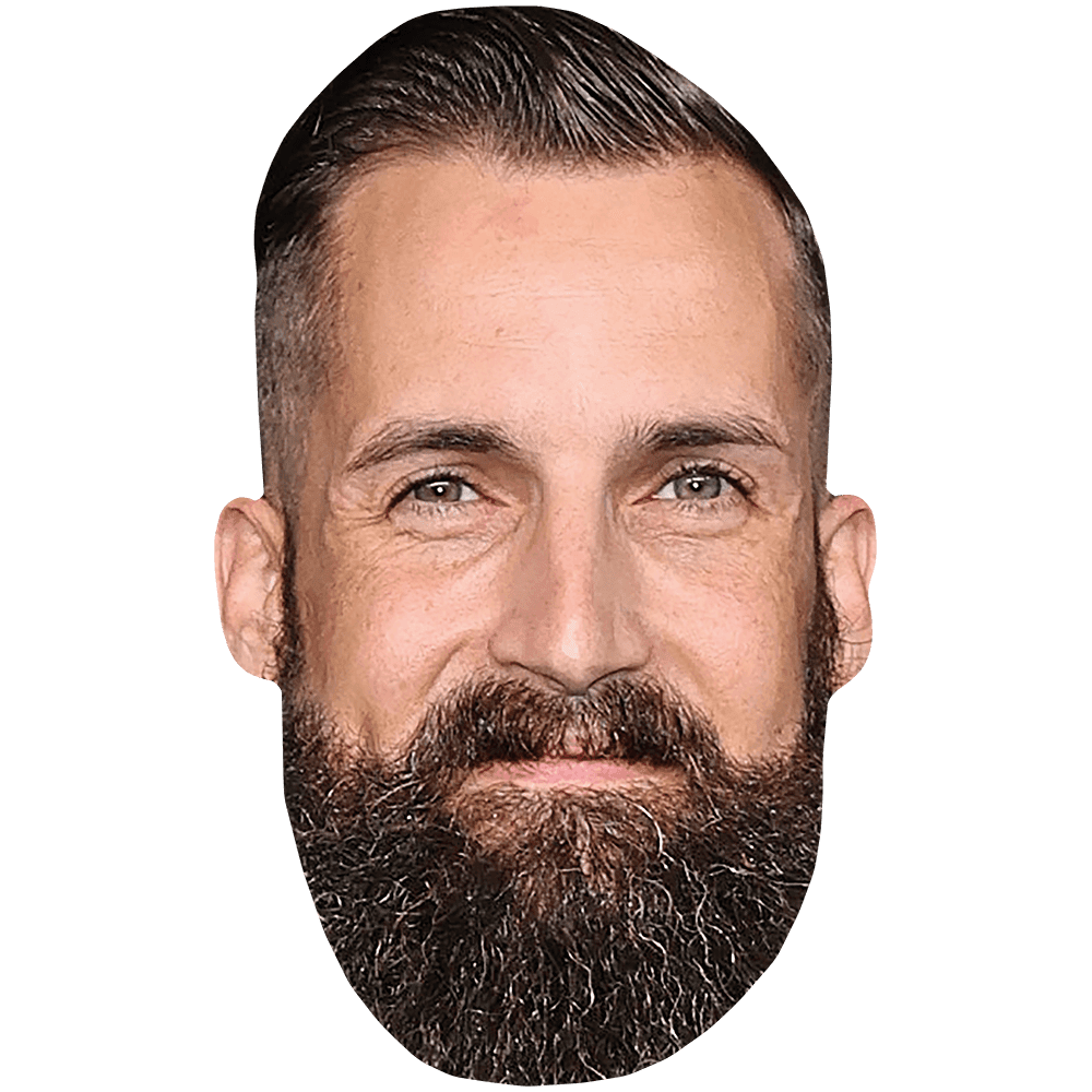 Sam Lantz (Beard) Big Head. Larger than life mask. - Walmart.com