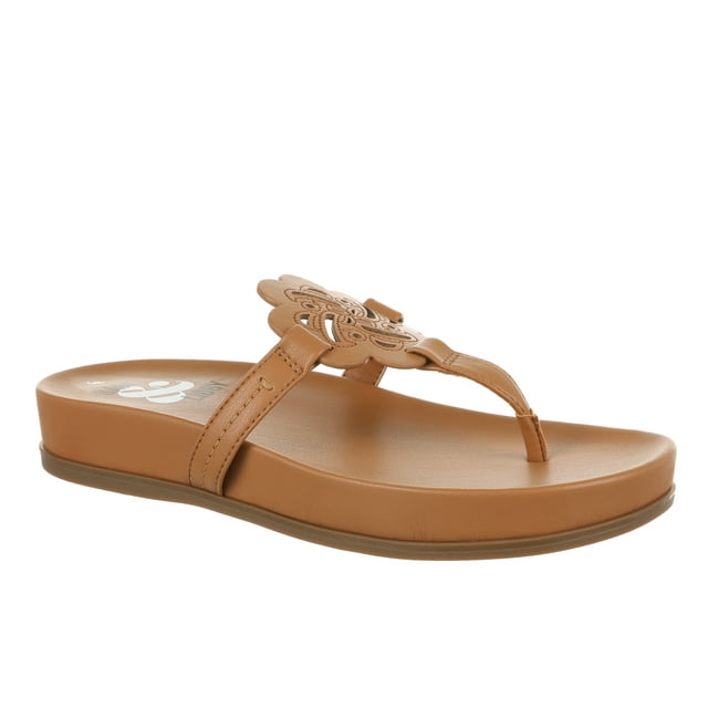 Sam & Libby Women's Alexandra Thong Footbed Sandal - Walmart.com