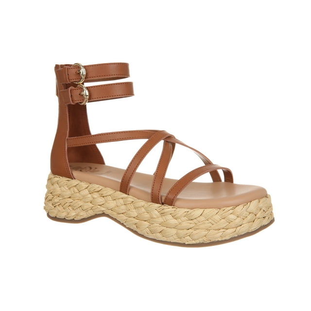 Sam & Libby women's Iridessa Gladiator Espadrille Flatform Sandal ...