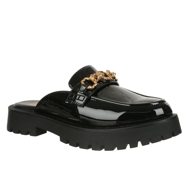 Sam & Libby Women's Reese Lug Sole Mule Loafer - Walmart.com