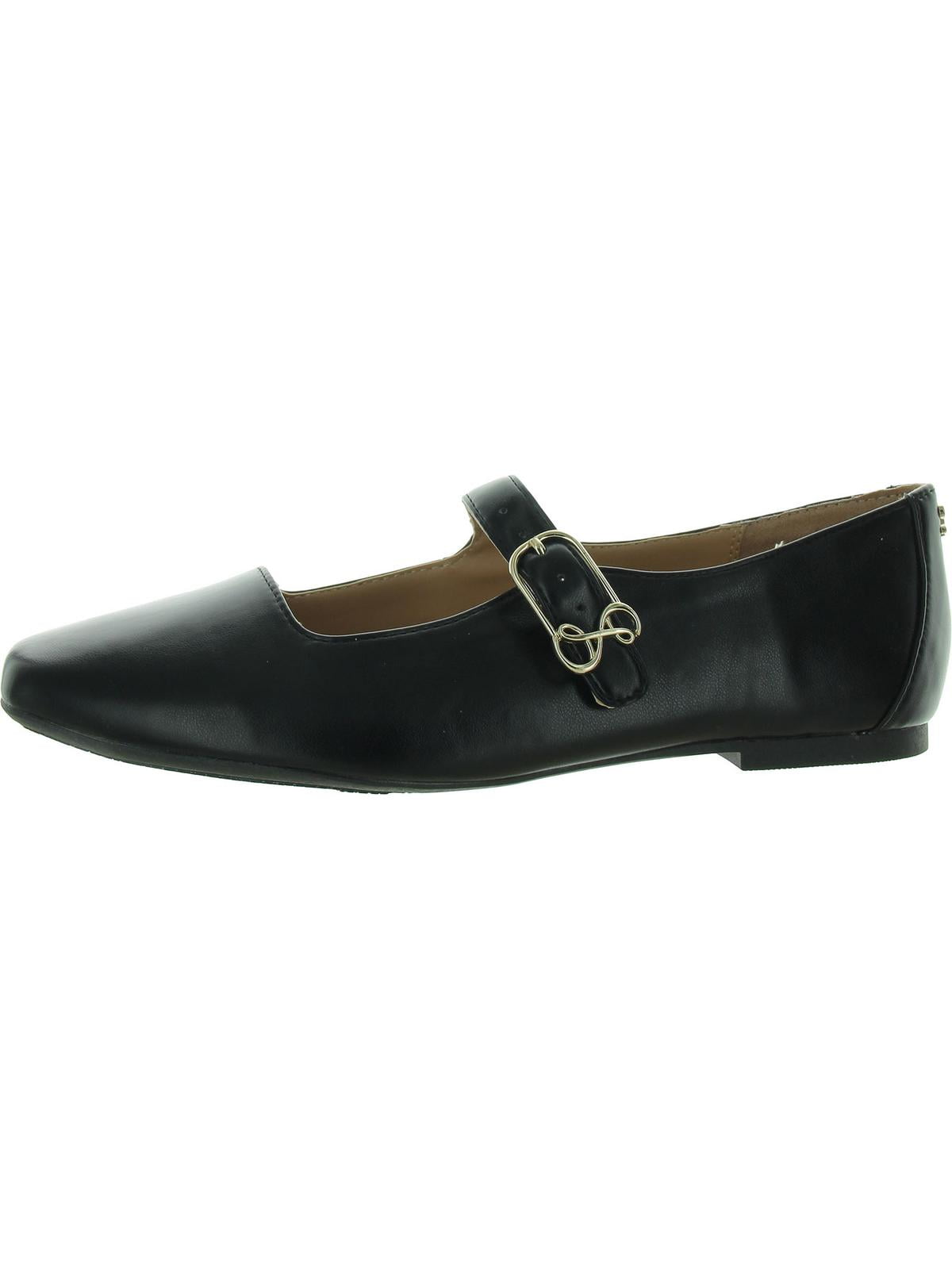 Sam & Libby Womens Fredi Leather Square Toe Mary Janes - Walmart.com