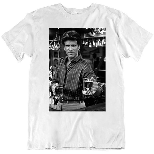 Sam Malone Cheers Fan TV Show White T Shirt - Walmart.com