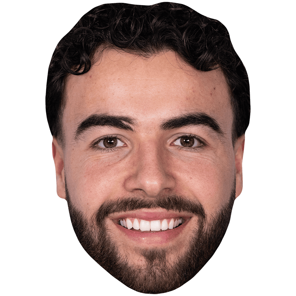 Sam Root (Beard) Celebrity Mask, Flat Card Face, Fancy Dress Mask ...