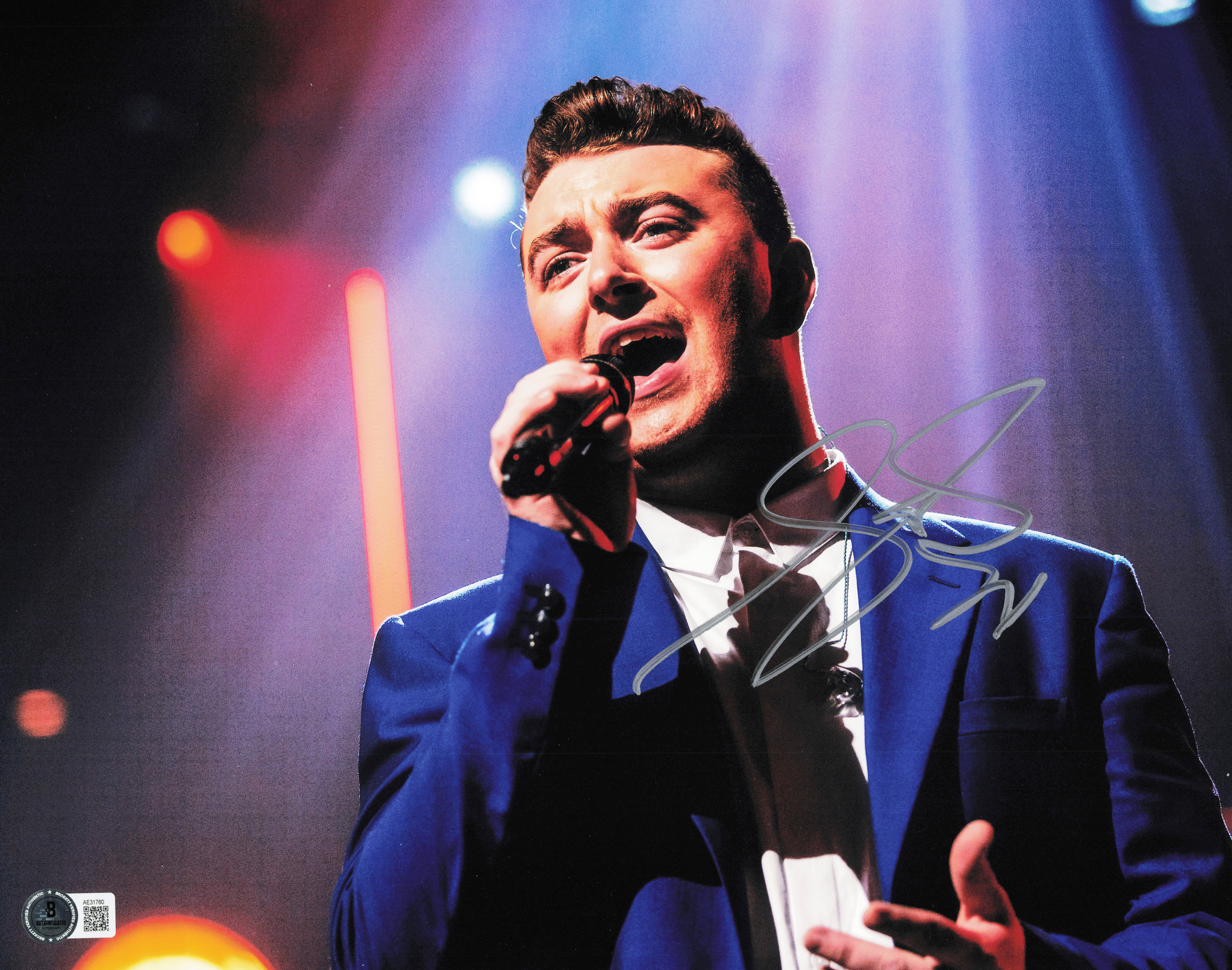 Sam Smith Autographed 11x14 Photo Beckett BAS QR #AE31760 - Walmart.com